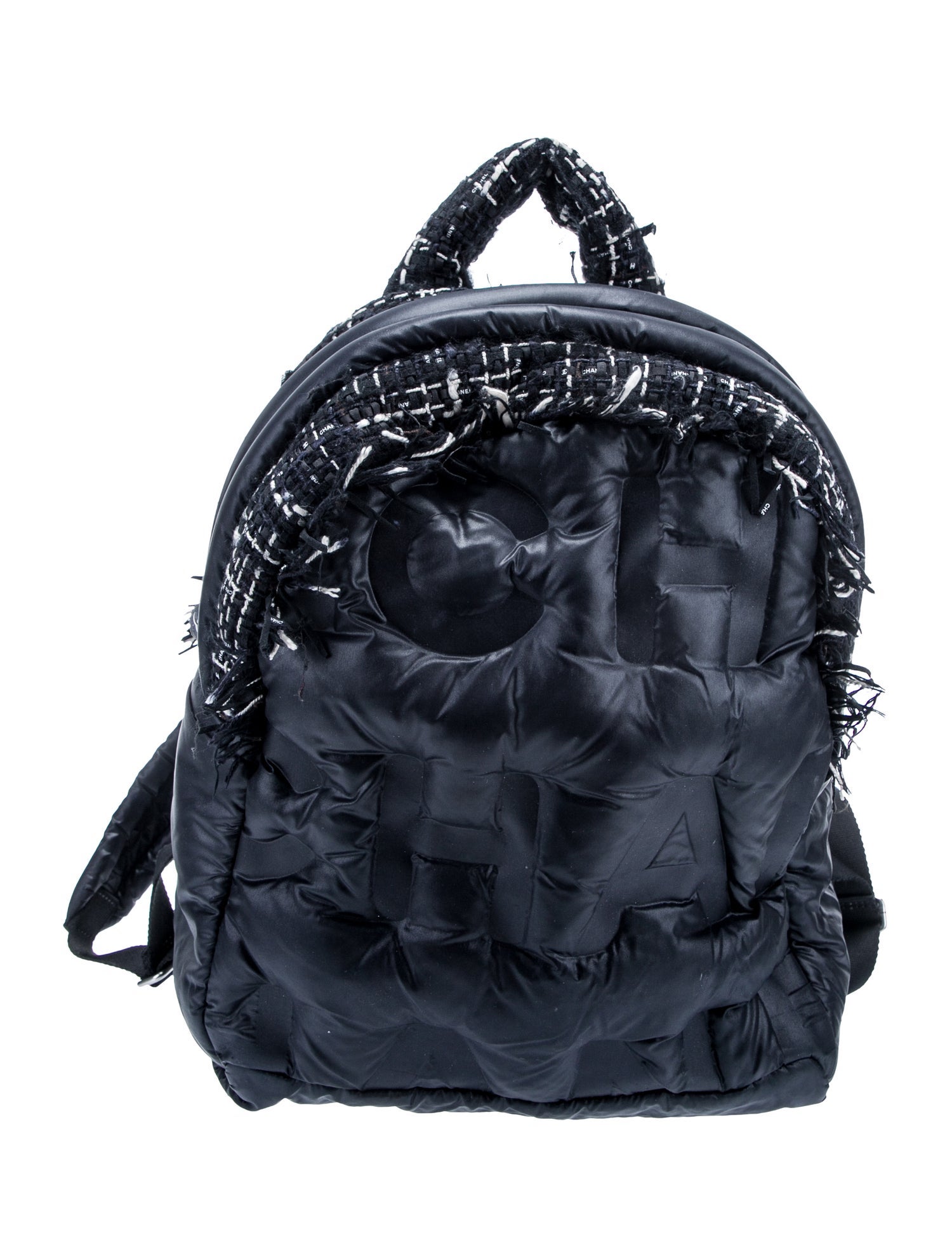 Chanel Coco Neige Doudoune Backpack - Black Backpacks, Handbags ...