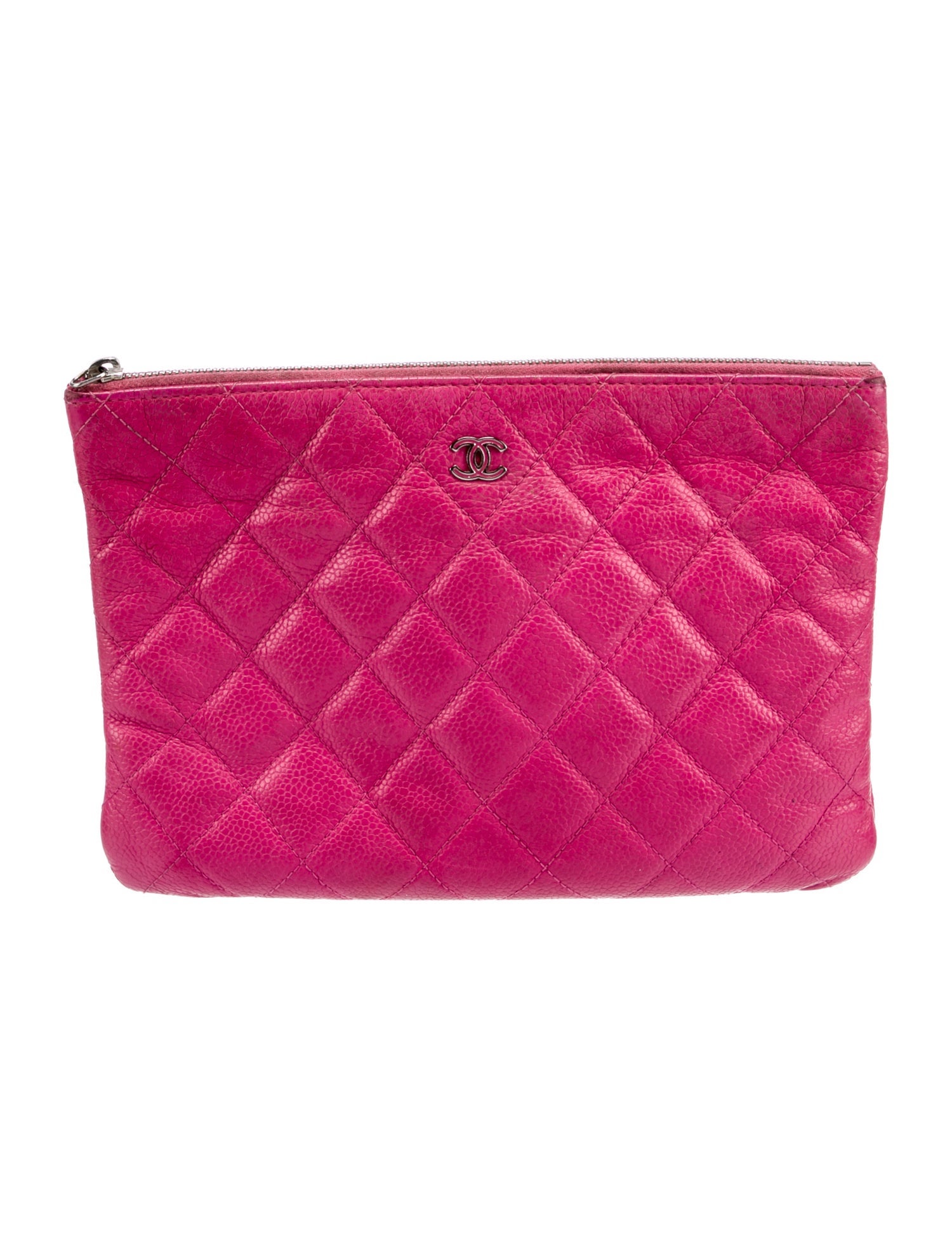 Chanel Small Caviar O-Case - Pink Clutches, Handbags - CHA1009967 | The ...