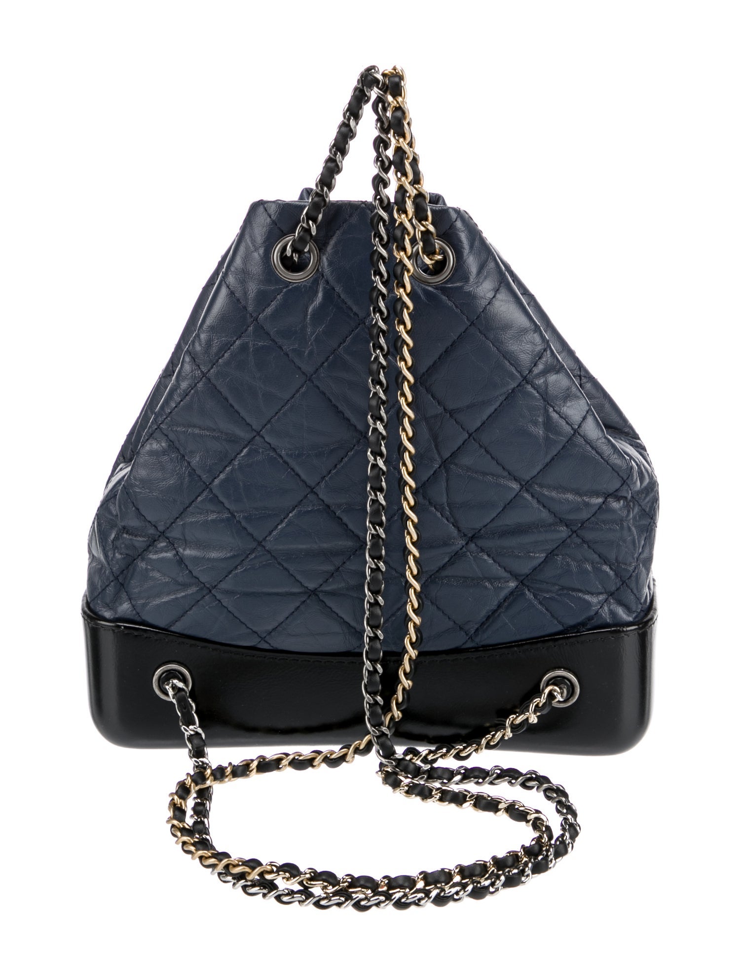 Chanel Small Gabrielle Backpack - Blue Backpacks, Handbags - CHA1009990 ...