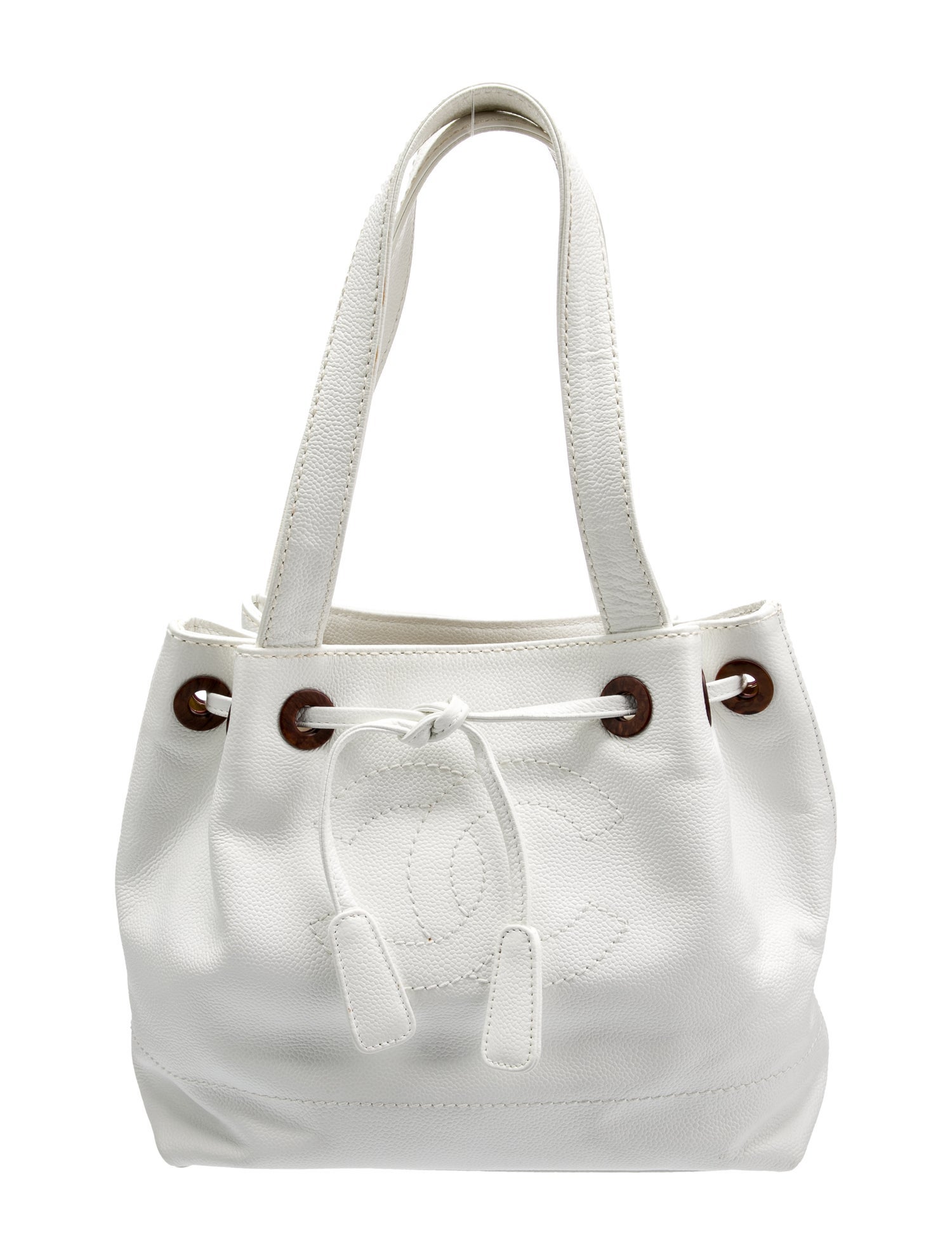 Chanel Timeless Drawstring Tote - White Shoulder Bags, Handbags ...
