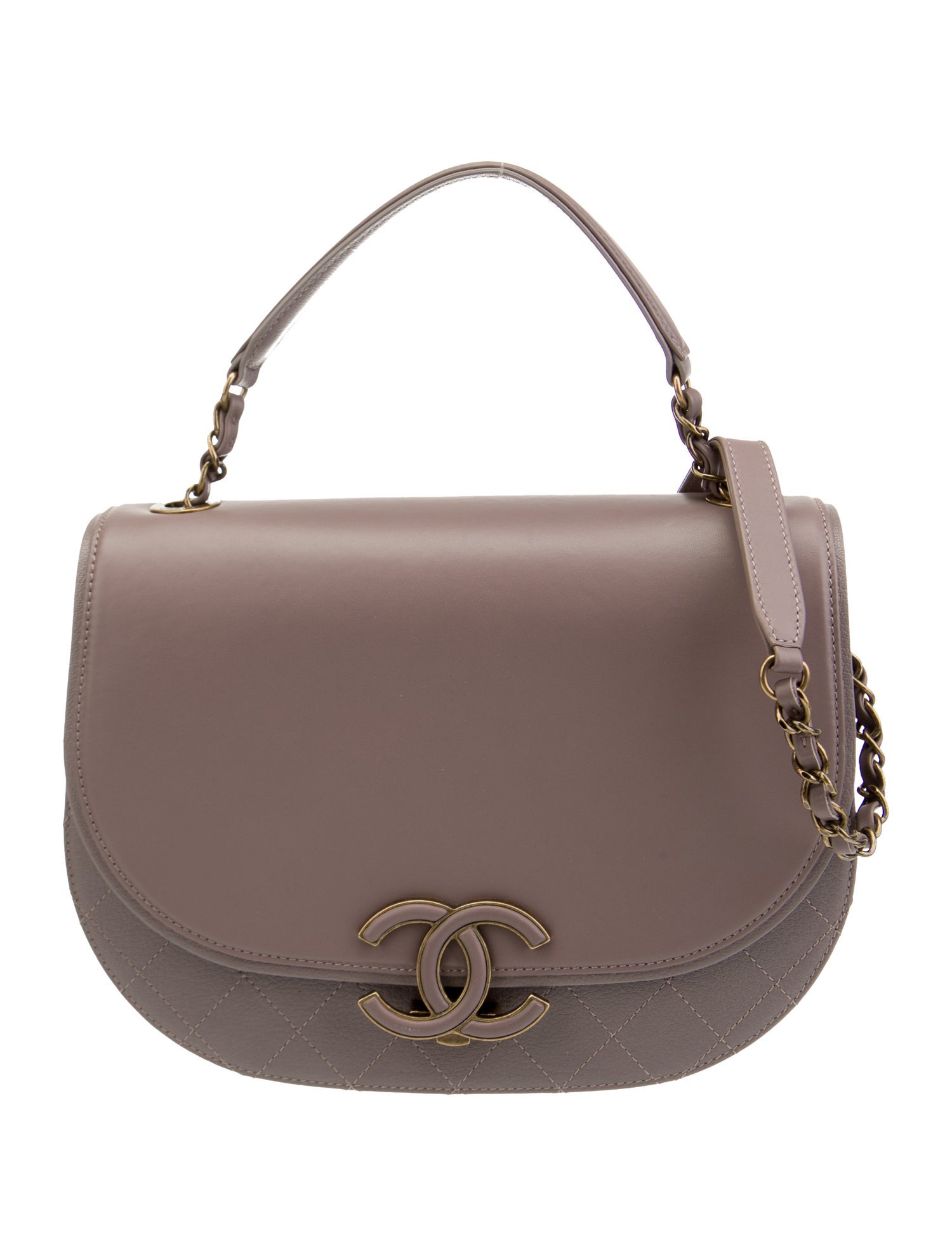 Chanel Small Coco Curve Bag - Purple Shoulder Bags, Handbags ...
