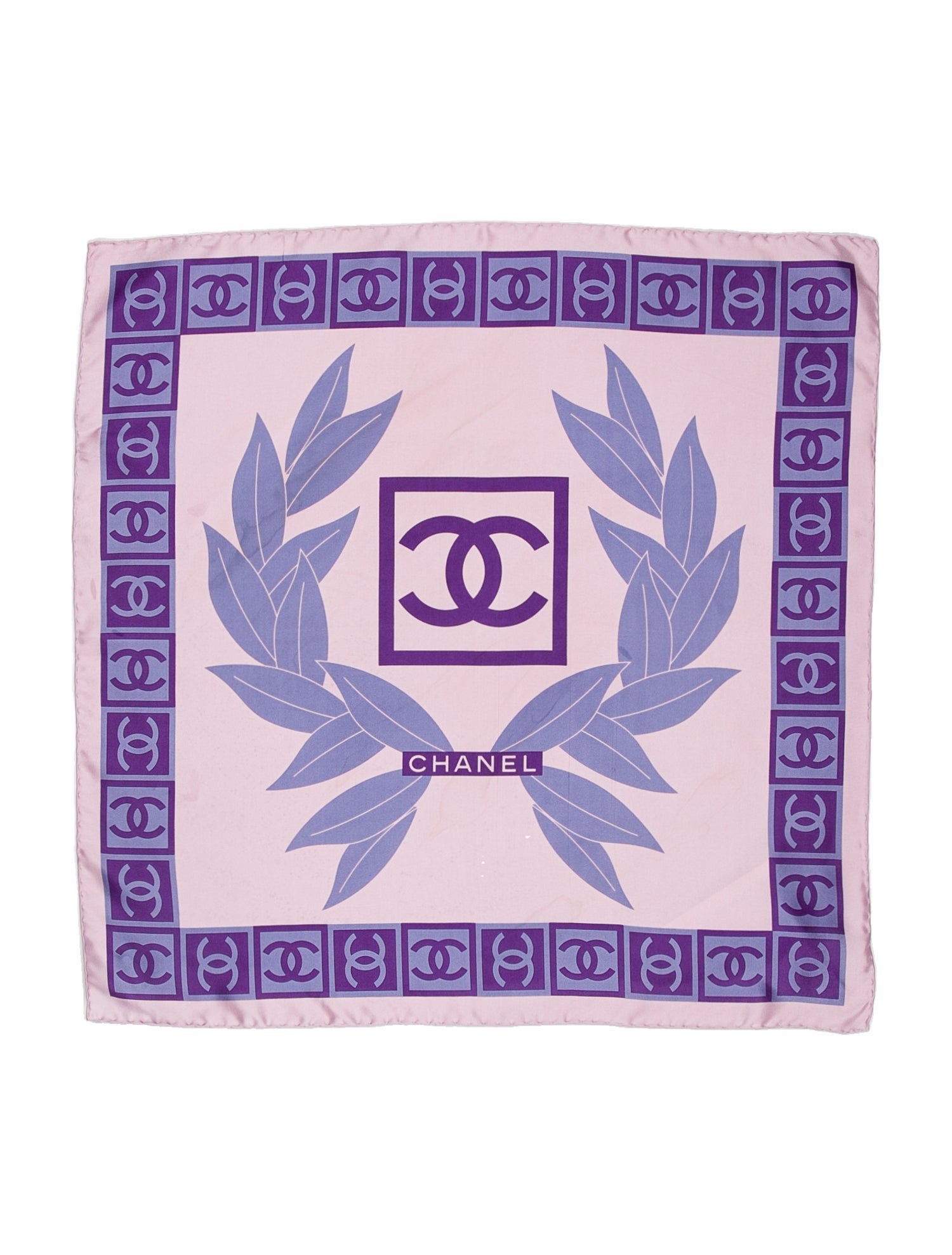 Chanel Silk Vintage Scarf - Pink Scarves and Shawls, Accessories ...