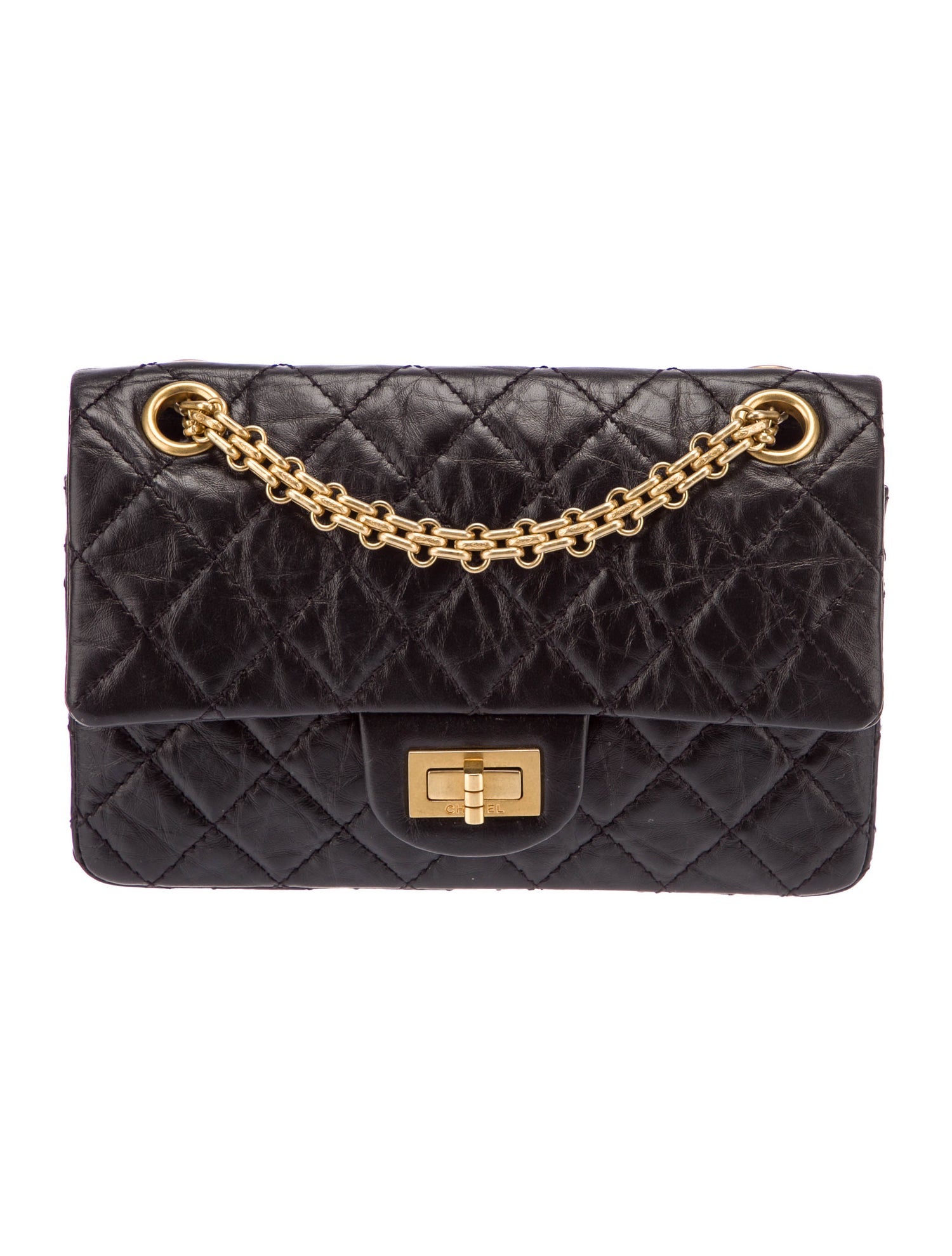 Chanel Mini 2.55 Reissue Flap Bag - Black Shoulder Bags, Handbags ...