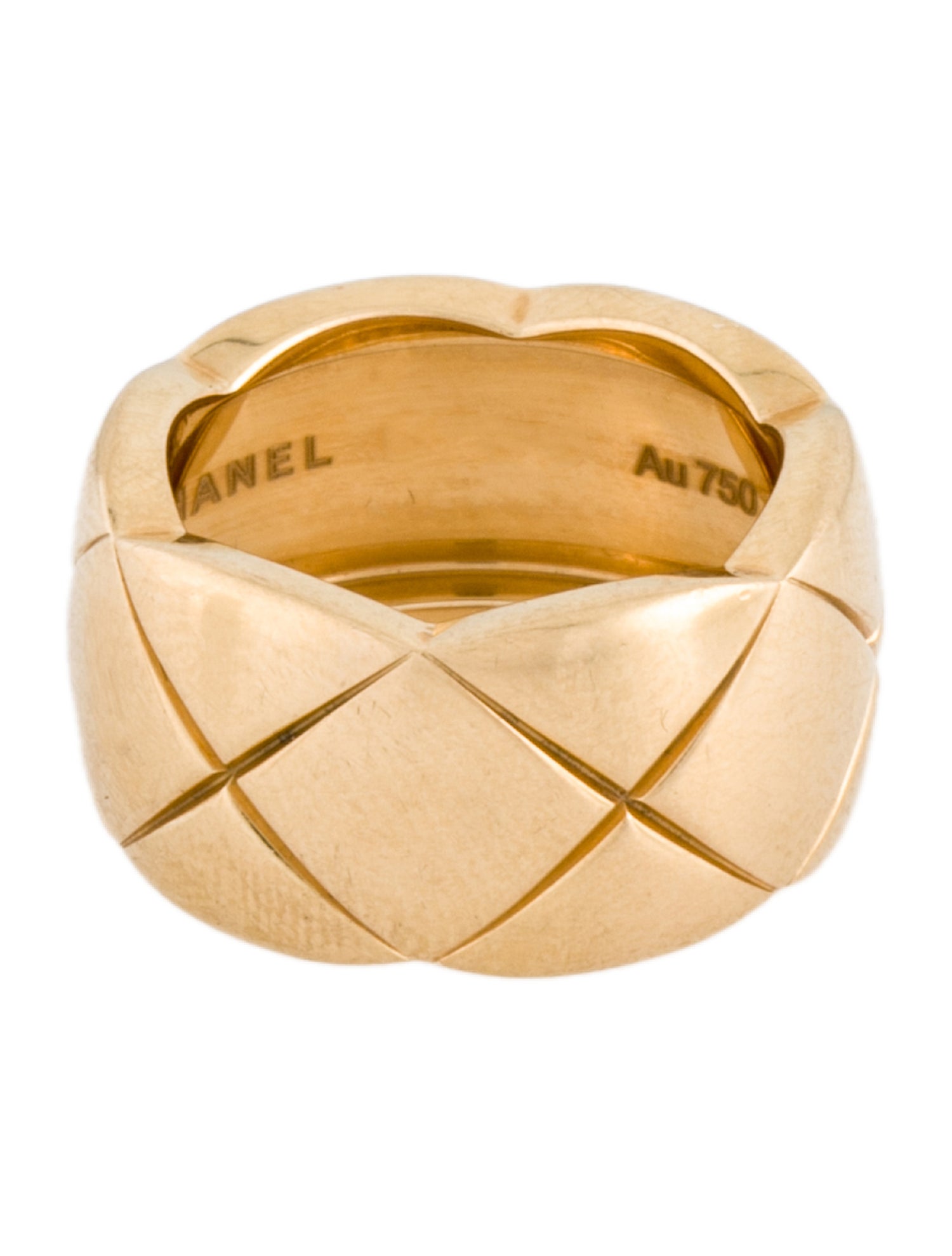 Chanel 18K Coco Crush Ring - 18K Yellow Gold Band, Rings - CHA1016525 | The RealReal