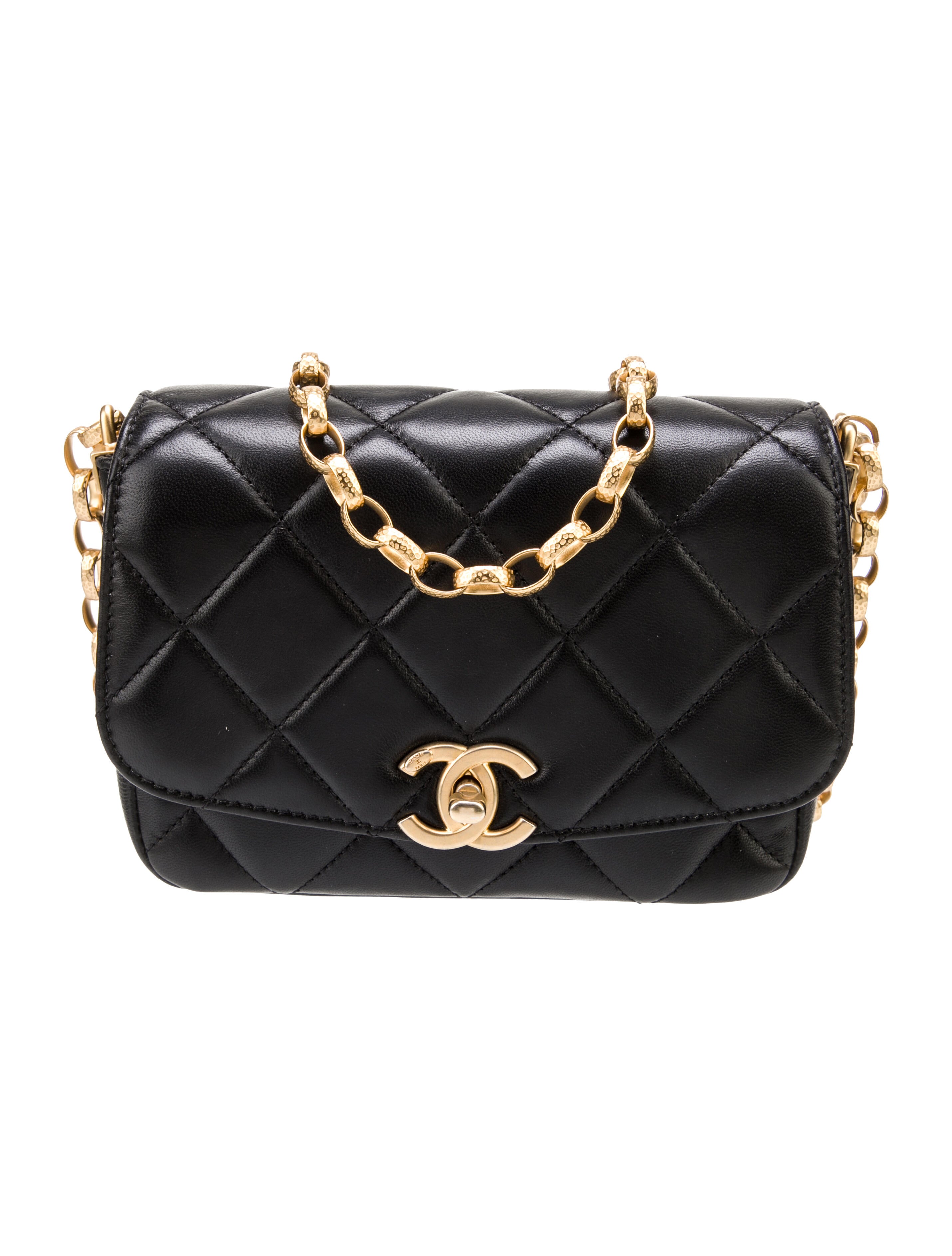 Chanel Quilted CC Coin Shoulder Bag - Black Crossbody Bags, Handbags ...