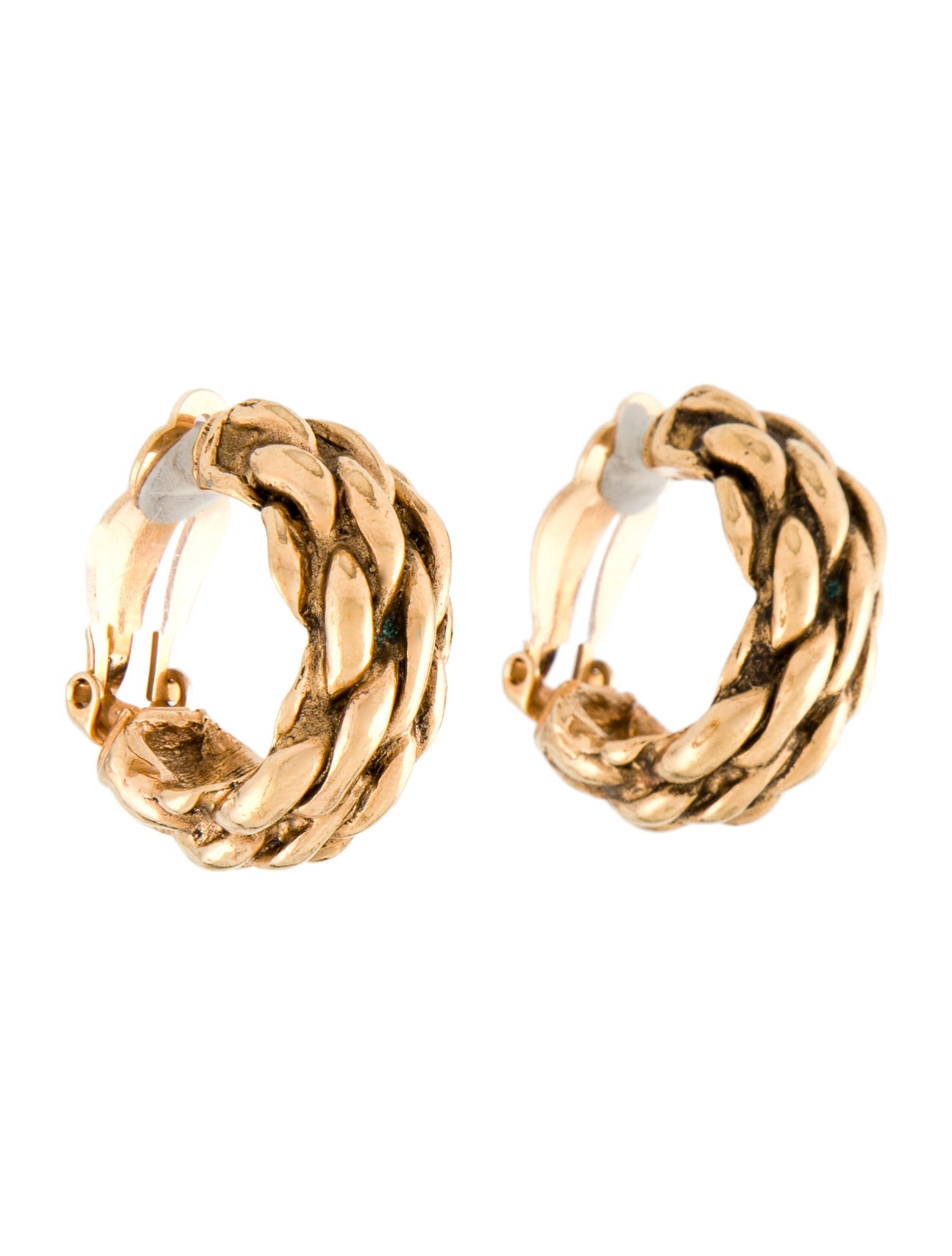 Vintage Clip On Hoop Earrings at William Fetters blog