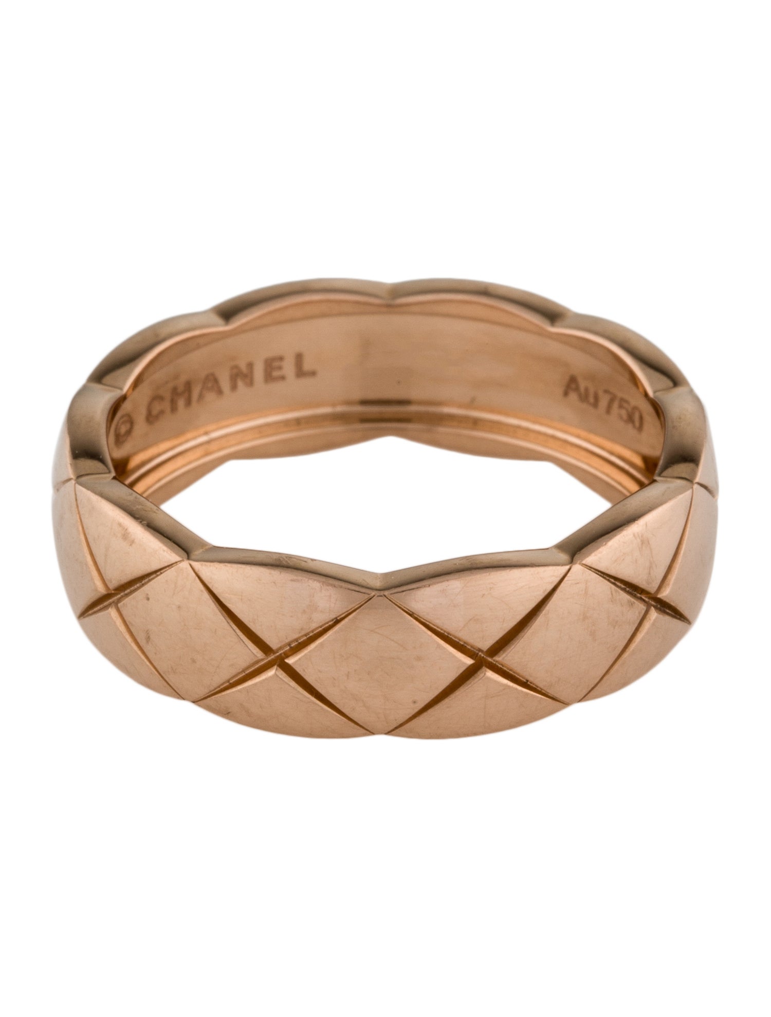 Chanel 18K Coco Crush Ring - 18K Rose Gold Band, Rings - CHA1019990 | The RealReal