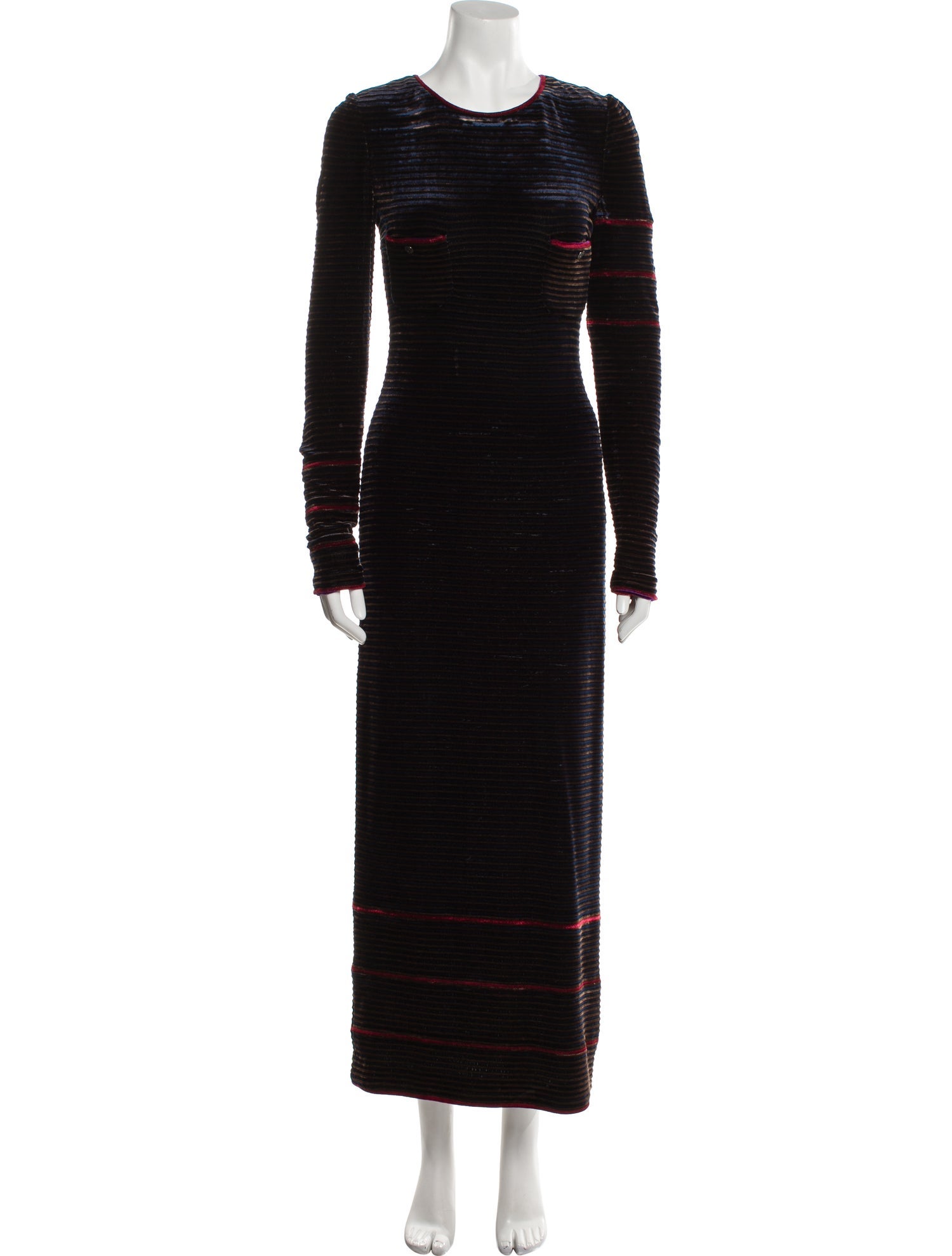 Chanel Vintage Long Dress - Blue Dresses, Clothing - CHA1020852 | The ...