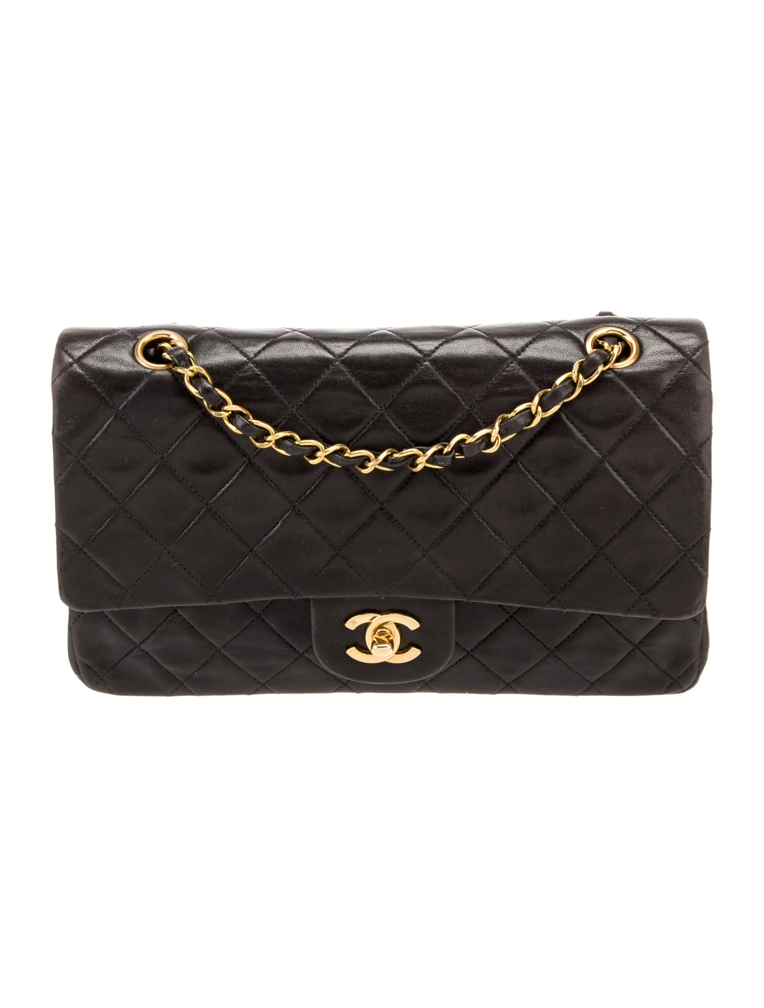 Chanel Classic Medium Double Flap Bag - Black Shoulder Bags, Handbags ...