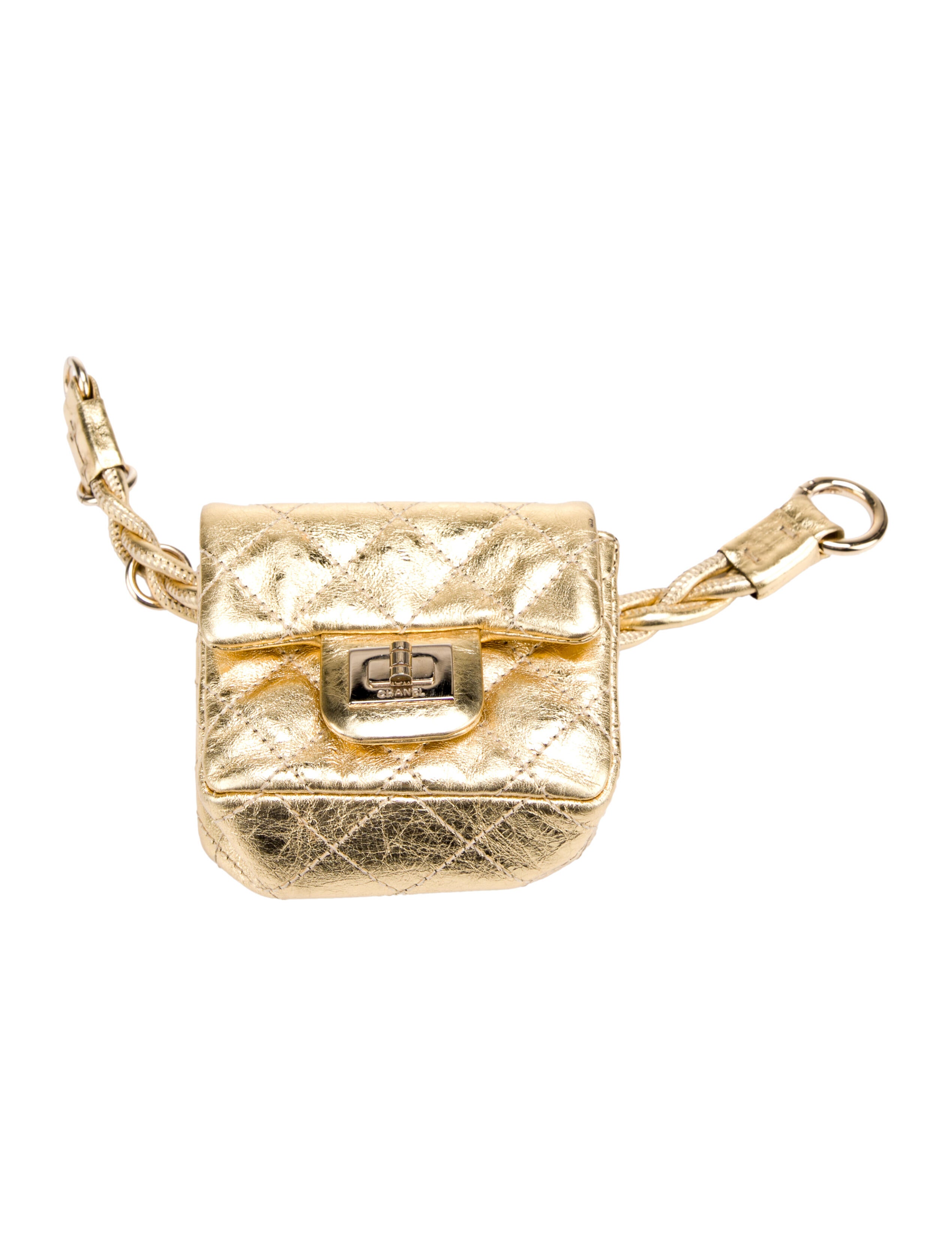 Chanel Quilted Reissue Anklet - Gold Mini Bags, Handbags - CHA1023087 ...