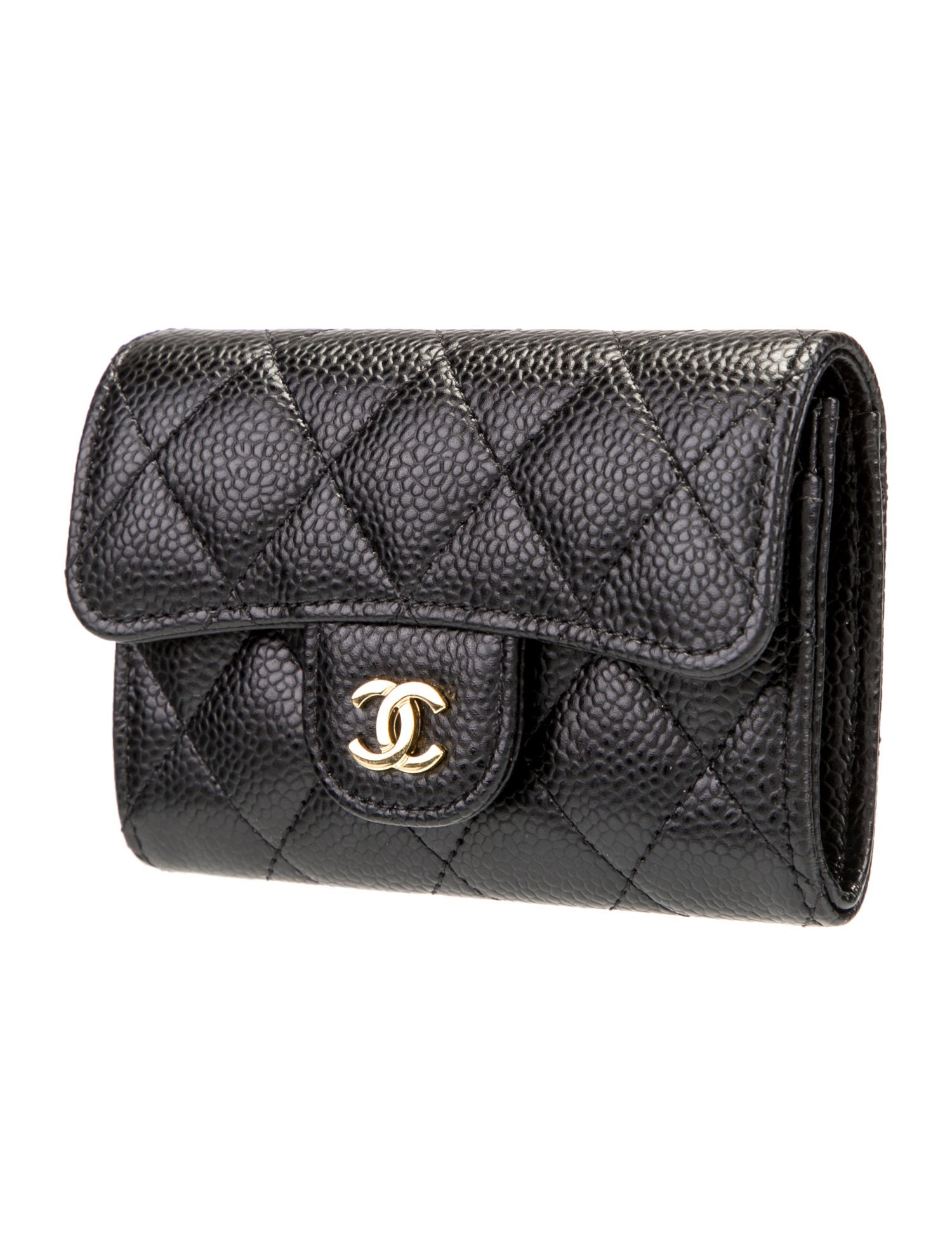 Chanel Interlocking CC Logo Wallet - Black Wallets, Accessories ...