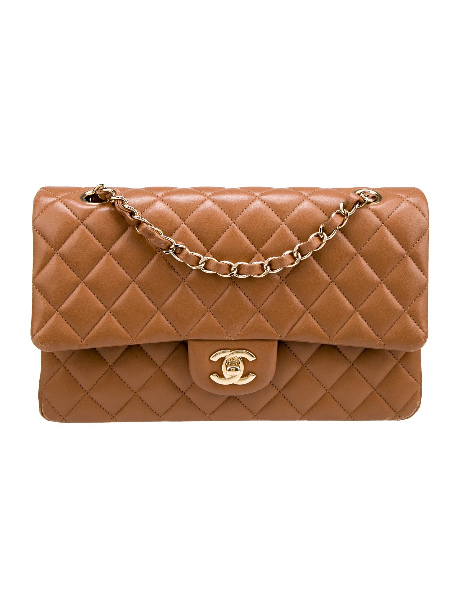 Chanel Medium Classic Double Flap Bag - Brown Shoulder Bags, Handbags ...