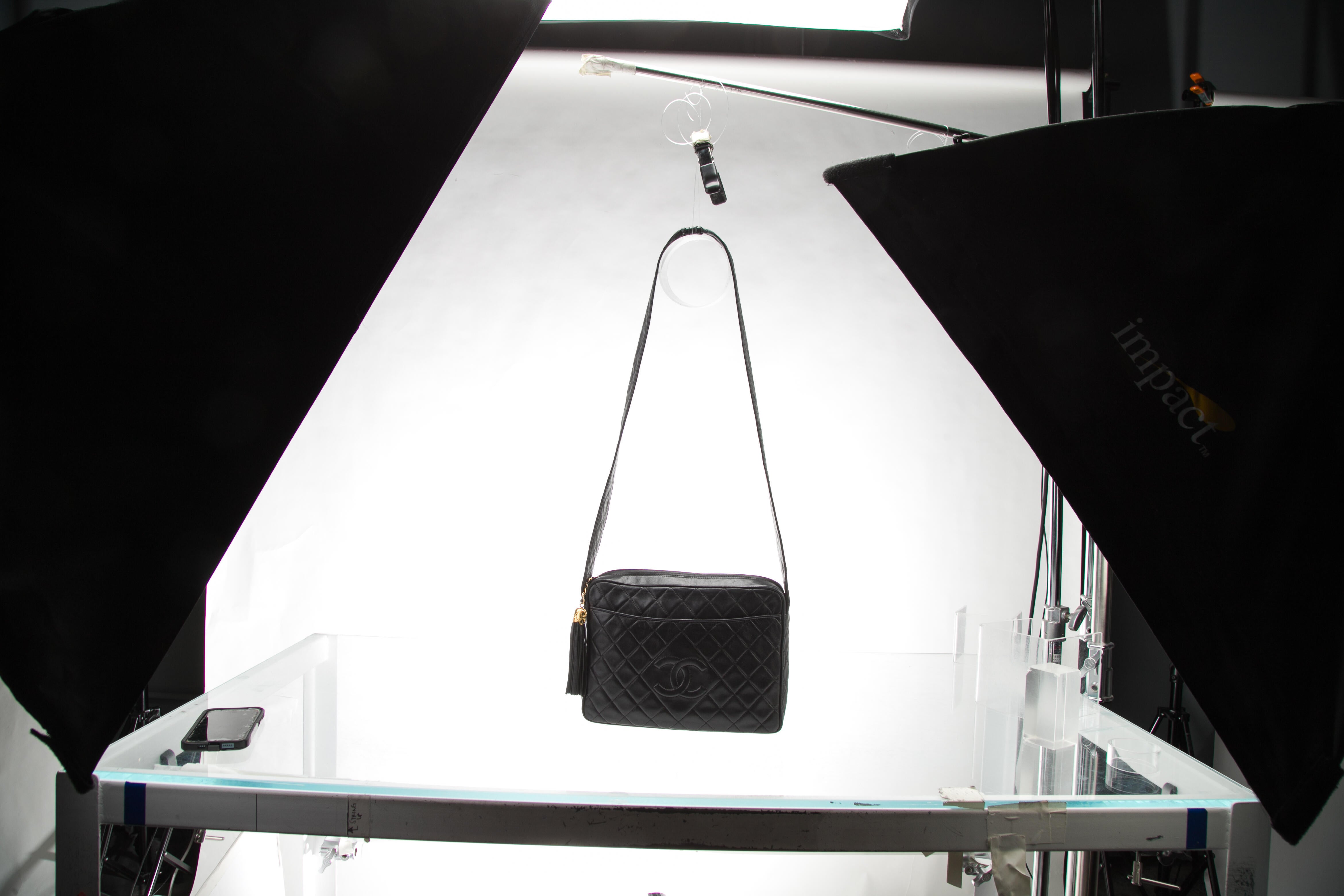 Chanel Quilted CC Camera Bag - Black Crossbody Bags, Handbags ...