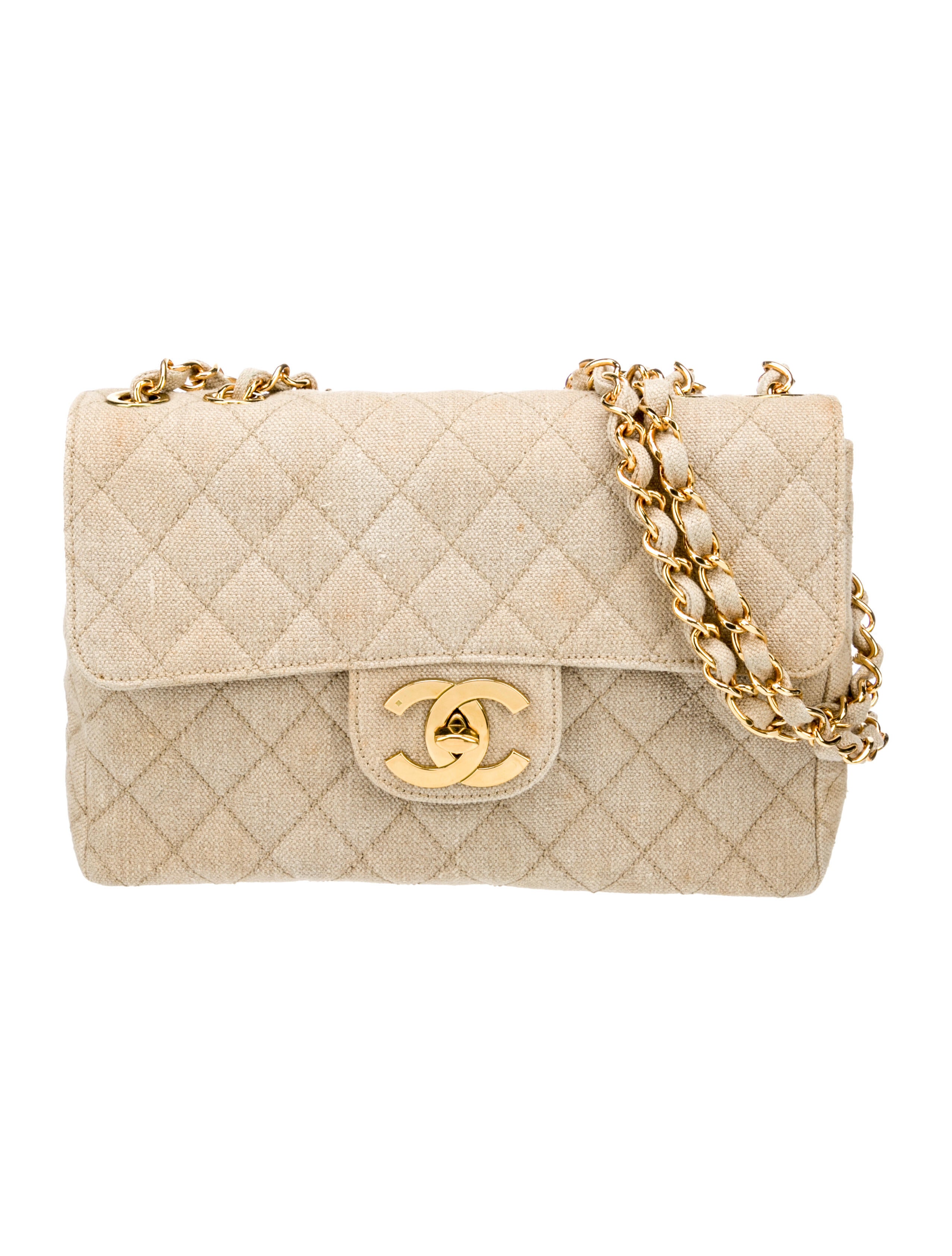 Chanel Jumbo XL Maxi Flap Bag - Neutrals Shoulder Bags, Handbags ...