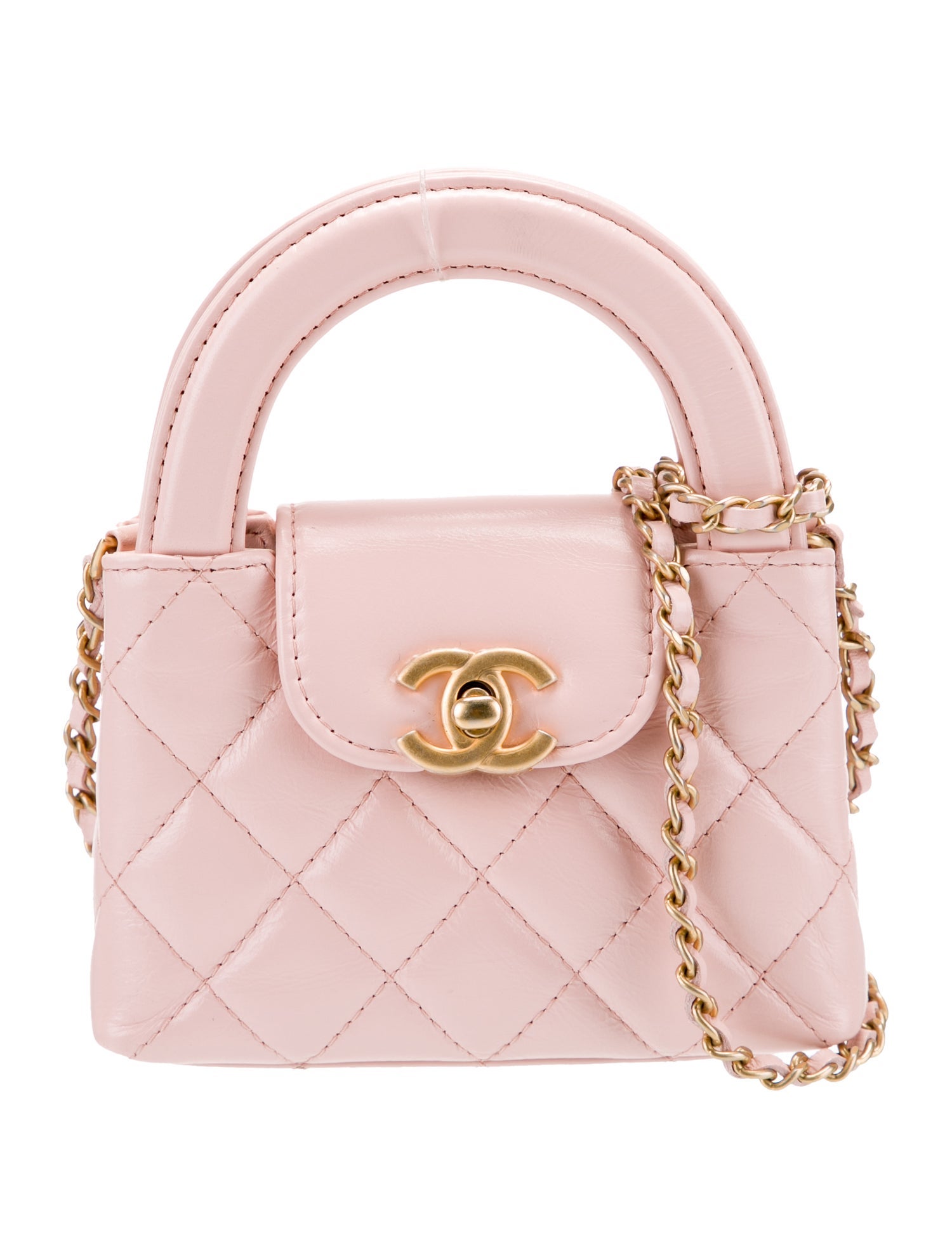 Chanel 2023 Mini Kelly Shopping Bag - Pink Mini Bags, Handbags ...
