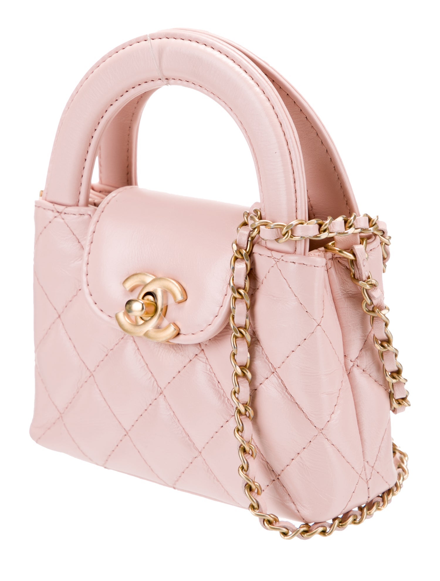 Chanel 2023 Mini Kelly Shopping Bag - Pink Mini Bags, Handbags ...