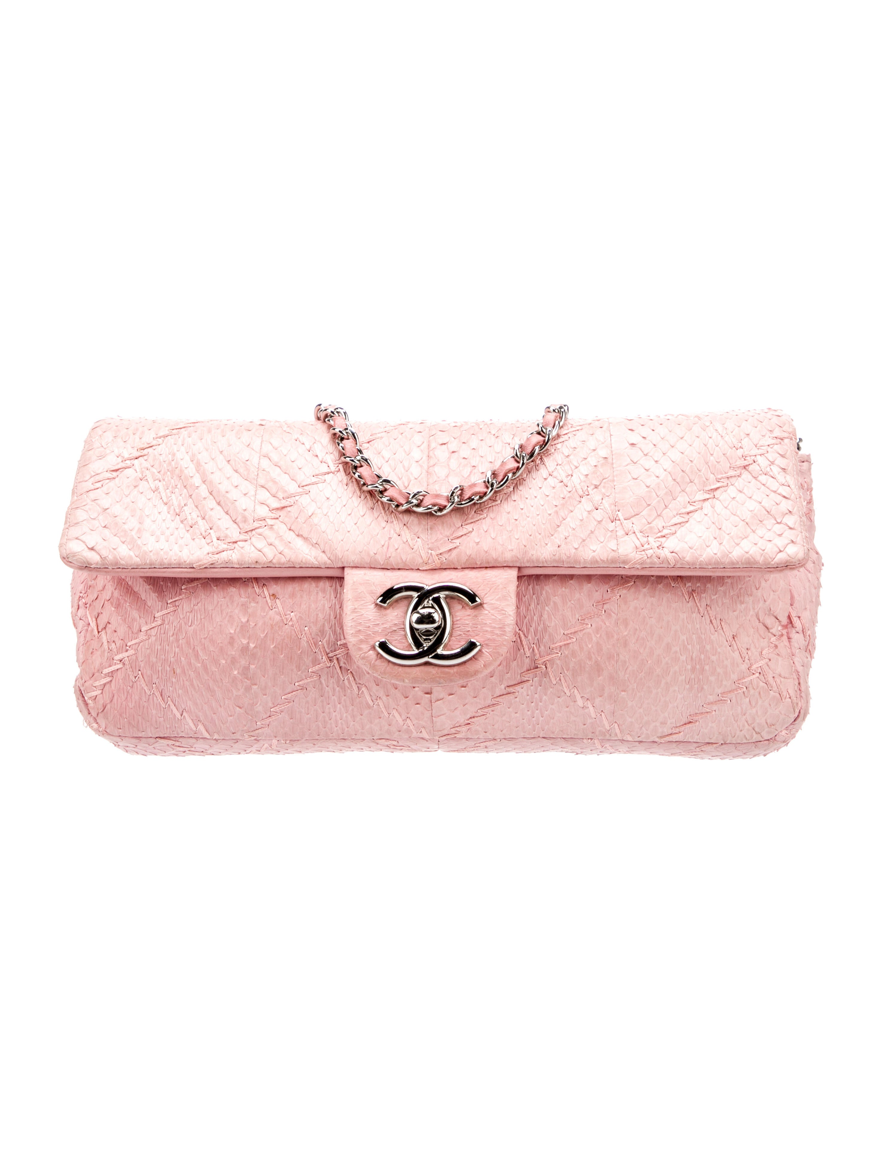 Chanel Ultimate Stitch Python Flap Bag - Pink Shoulder Bags, Handbags ...