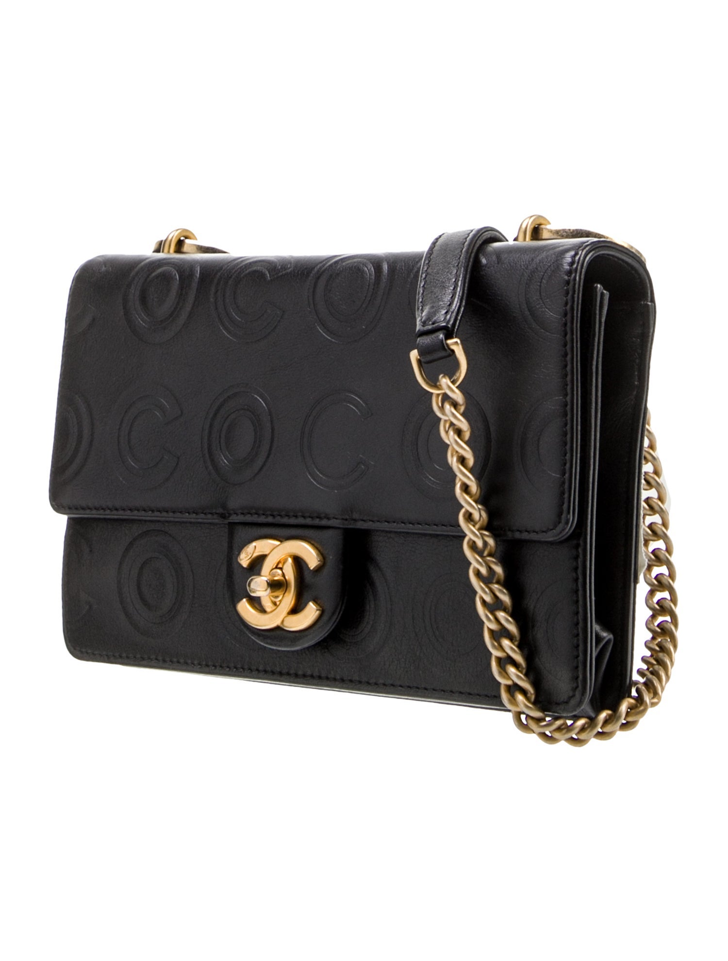 Chanel Medium Python Perfect Edge Flap Bag - Black Shoulder Bags ...
