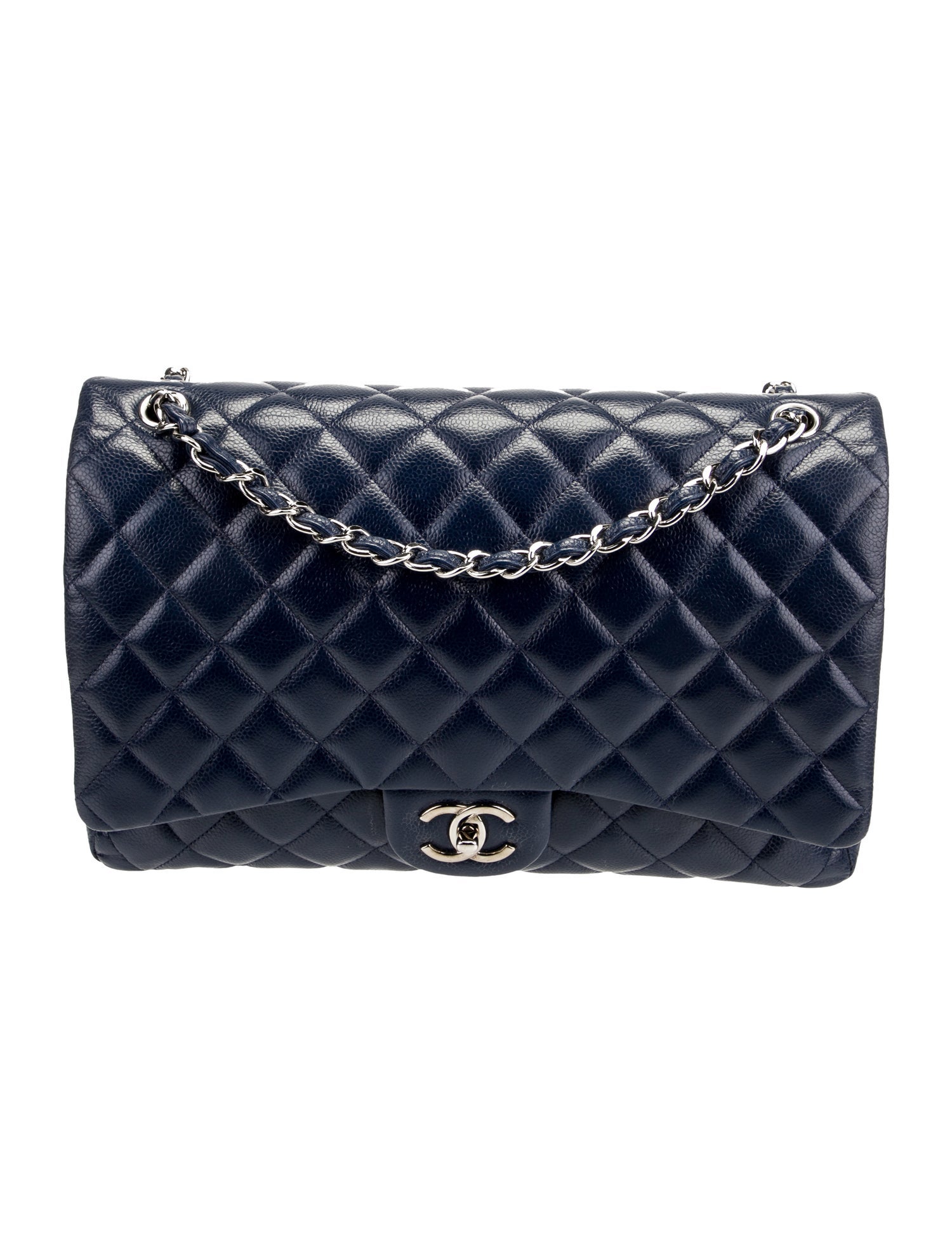 Chanel Classic Maxi Double Flap Bag - Black Shoulder Bags, Handbags ...