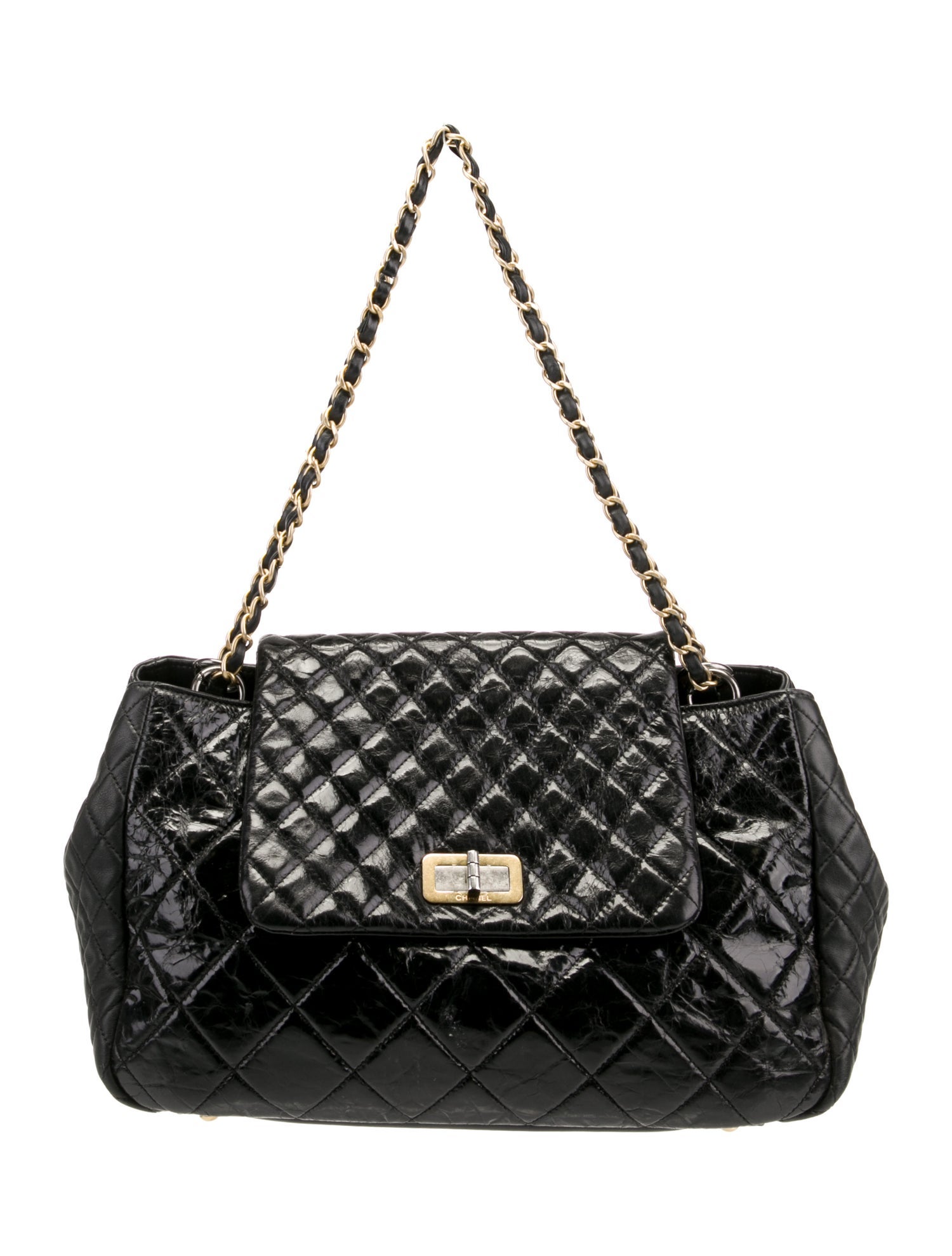 Chanel Vintage Quilted Shoulder Bag - Black Shoulder Bags, Handbags ...