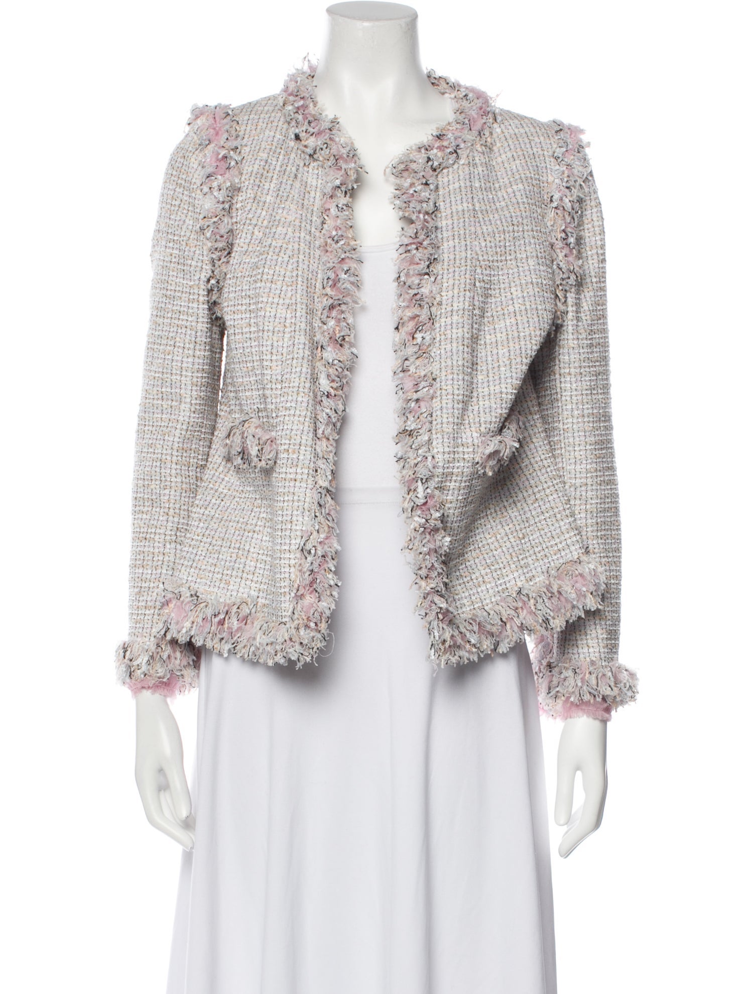 Chanel Vintage 2004 Evening Jacket - Blue Jackets, Clothing ...