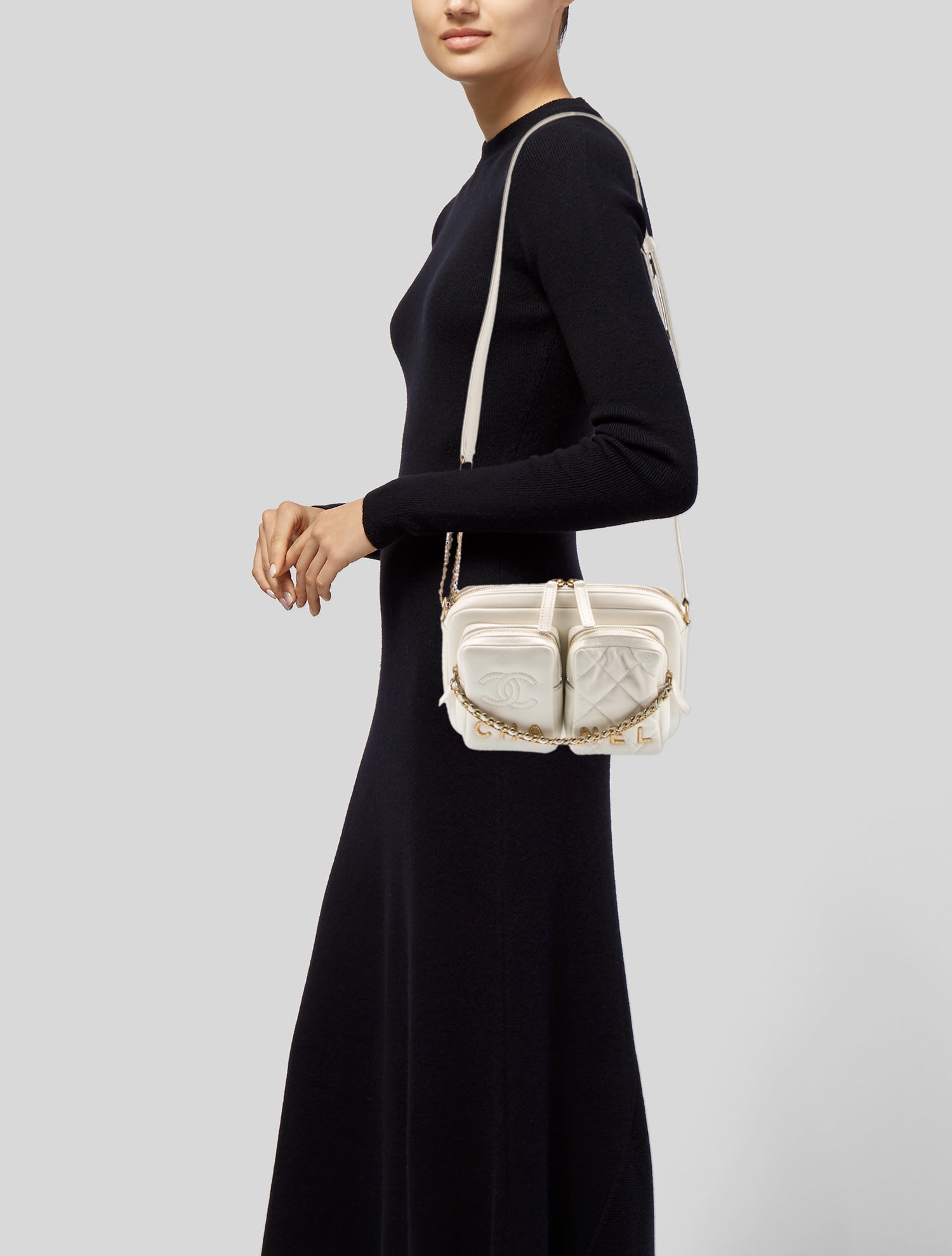Chanel 2022 Small Quilted Camera Bag - Crossbody Bags, Handbags | The ...