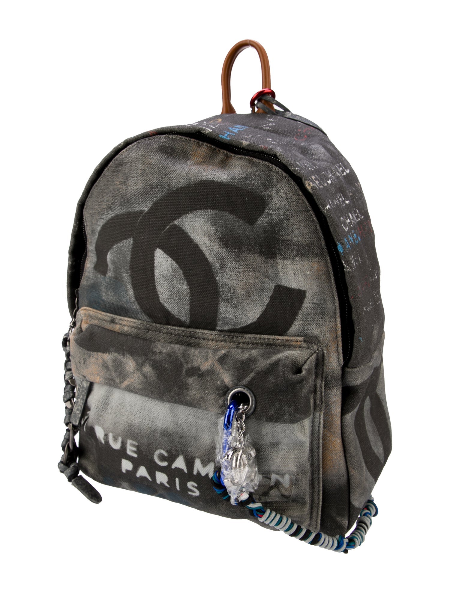 Chanel Graffiti Backpack - Grey Backpacks, Handbags - CHA1037901 | The ...
