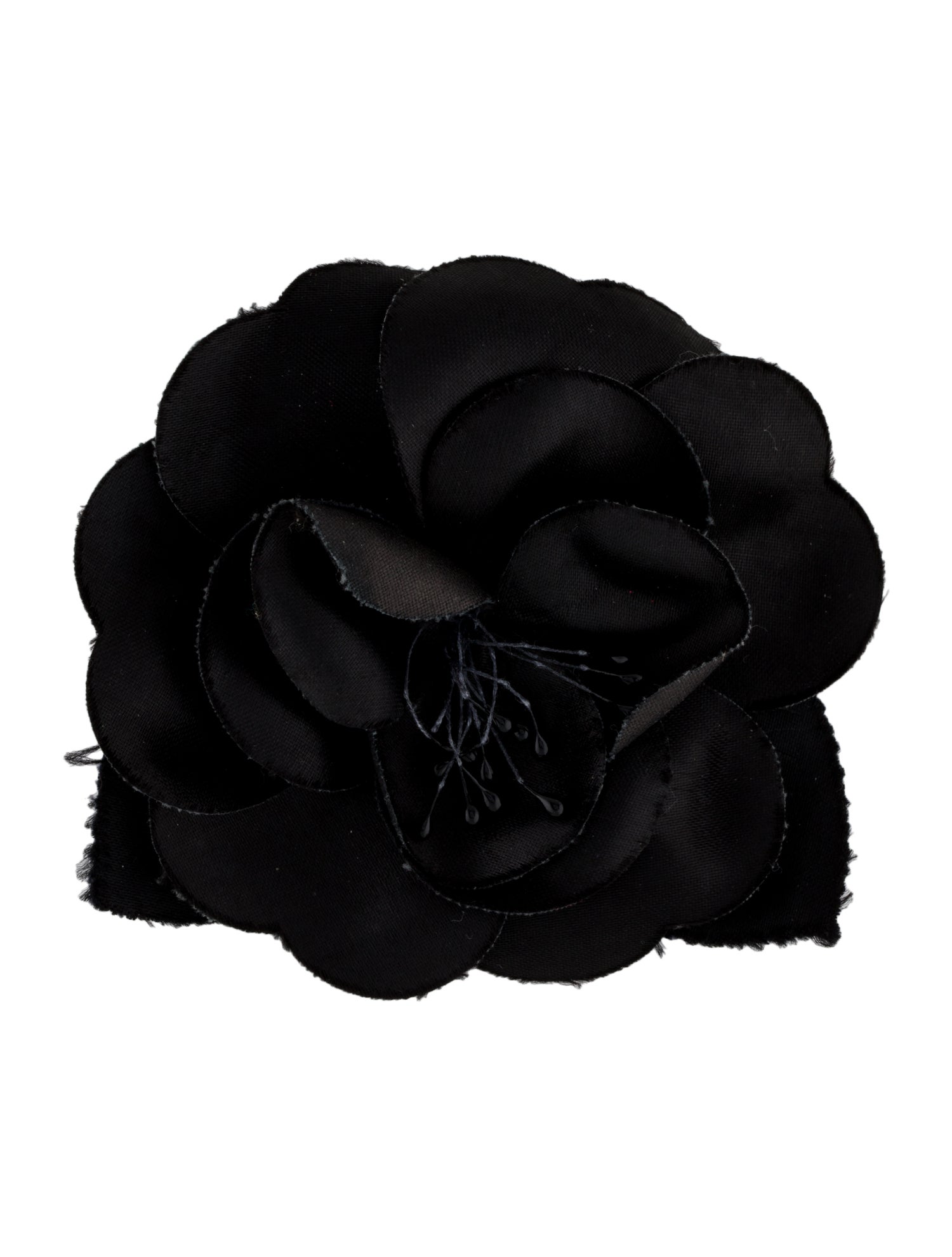 Chanel Camellia Flower Brooch - Black, Gold-Plated - CHA1003845 | The ...