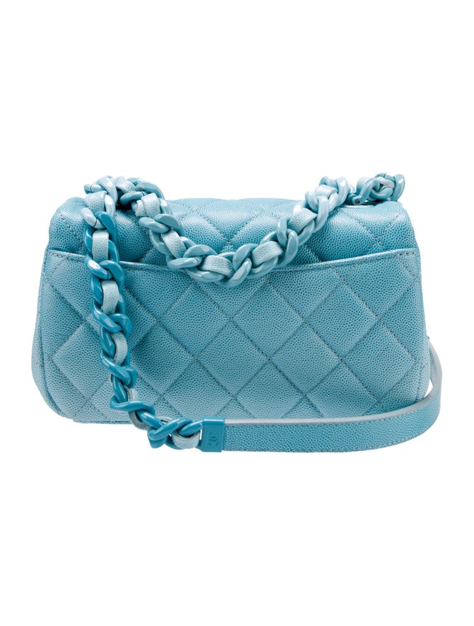 Chanel My Everything Flap Bag - Blue Crossbody Bags, Handbags ...