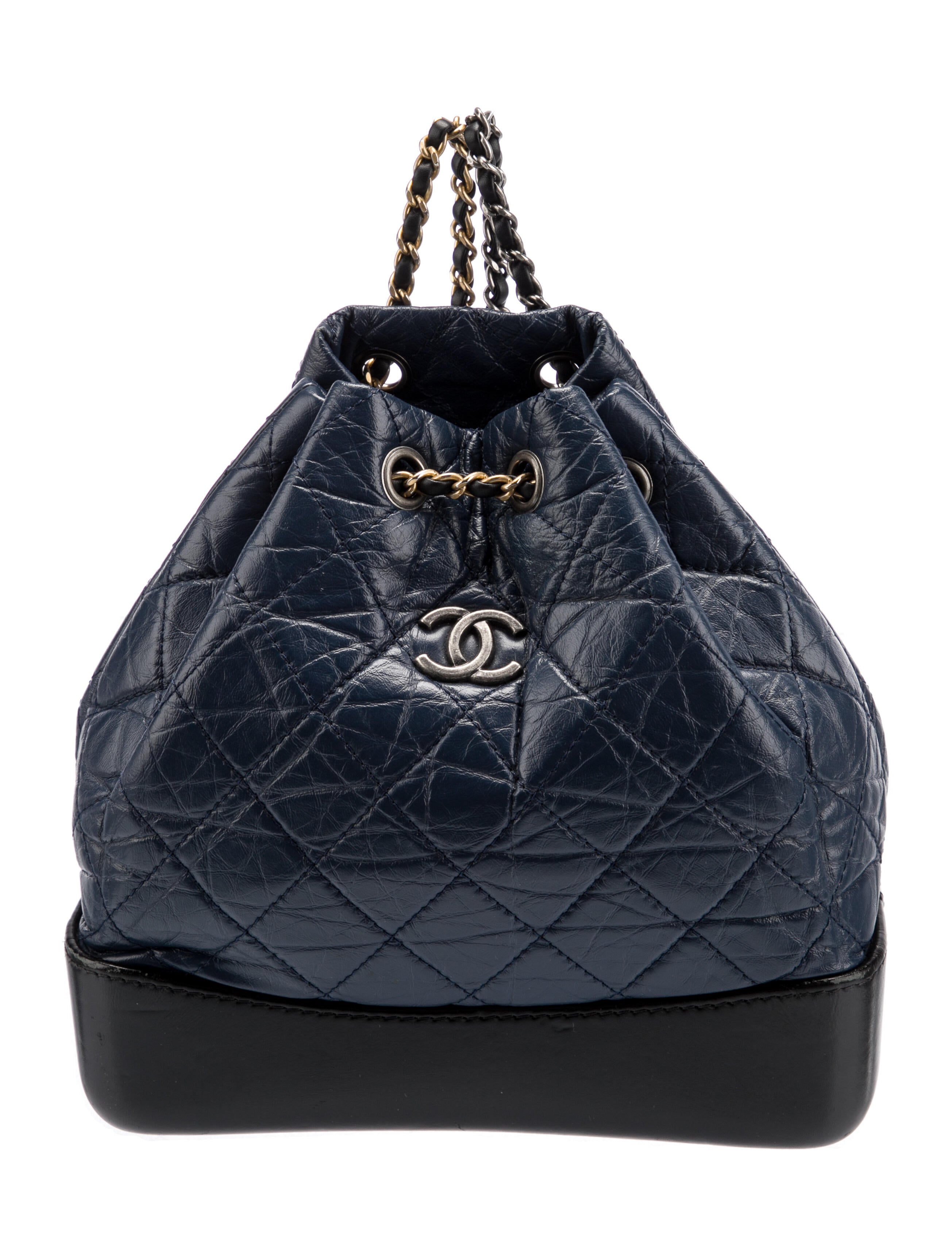 Chanel 2022 Shiny Calfskin 22 Backpack - Black Backpacks, Handbags ...