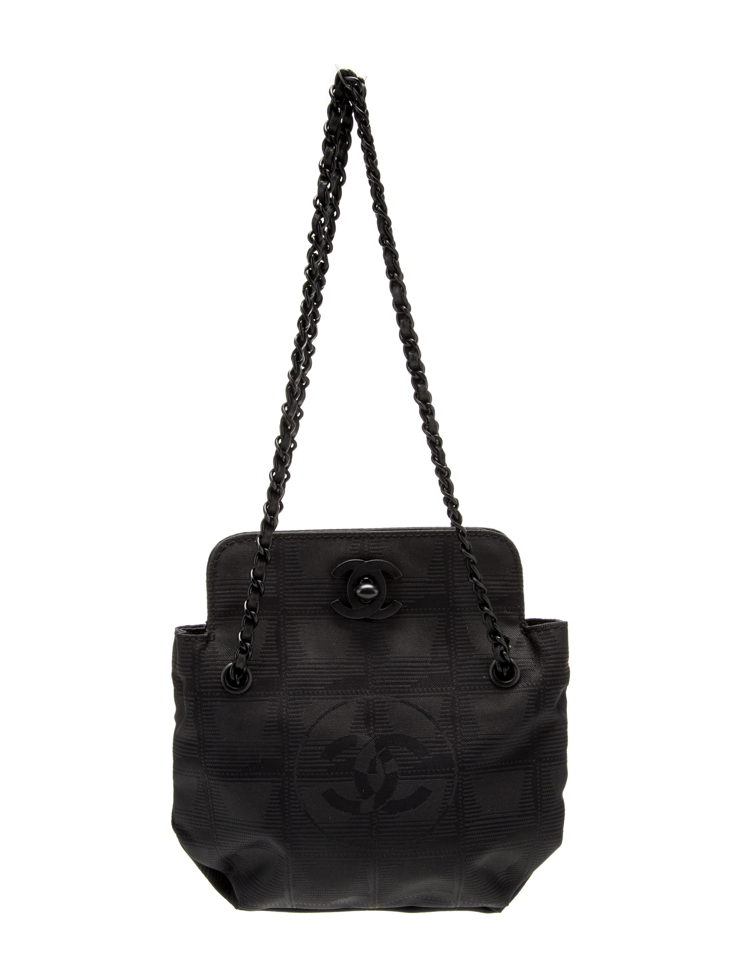Chanel Mini Travel Ligne Handbag - Black Mini Bags, Handbags ...