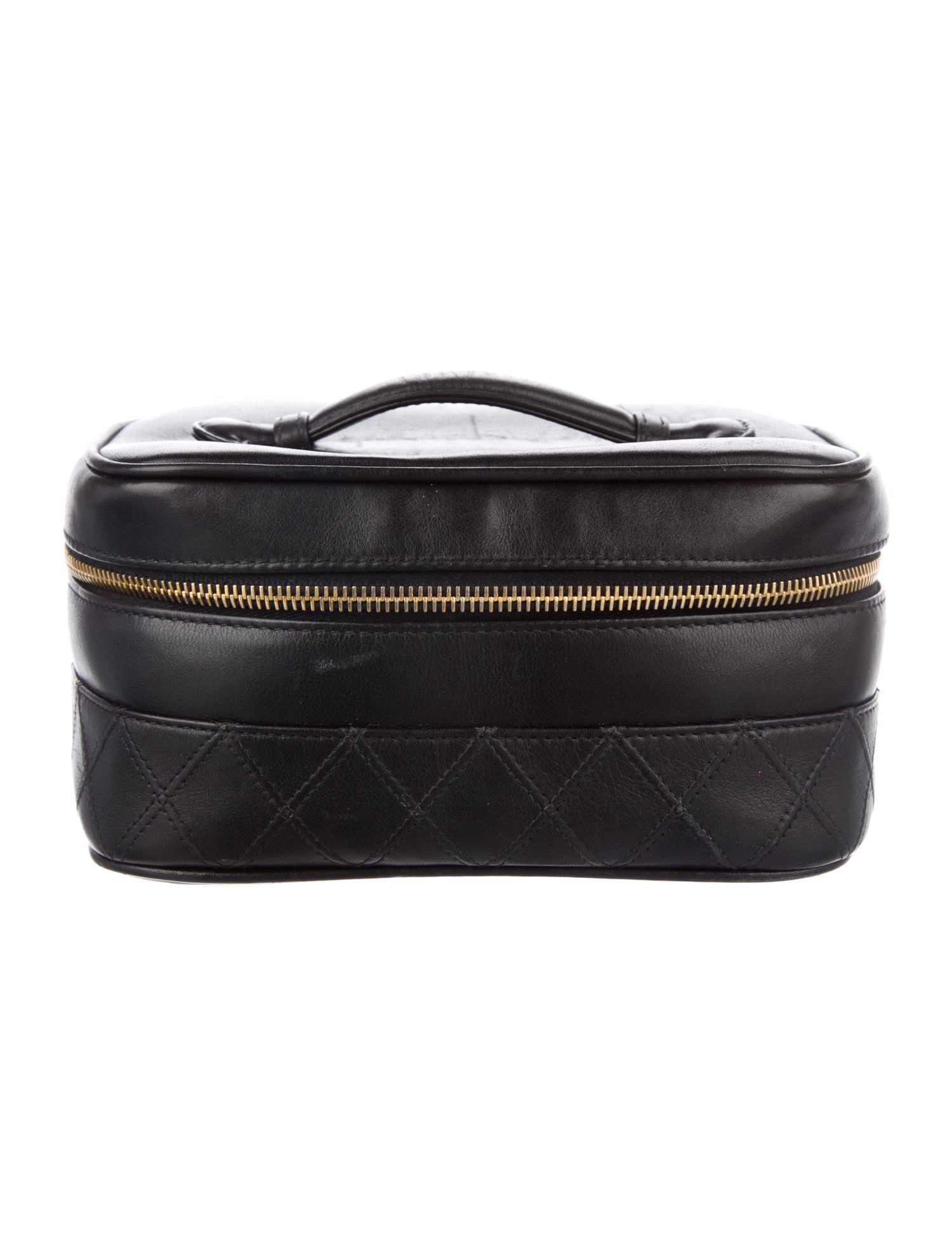 Chanel Quilted Flap Cosmetic Case - Black Cosmetic Bags, Accessories ...