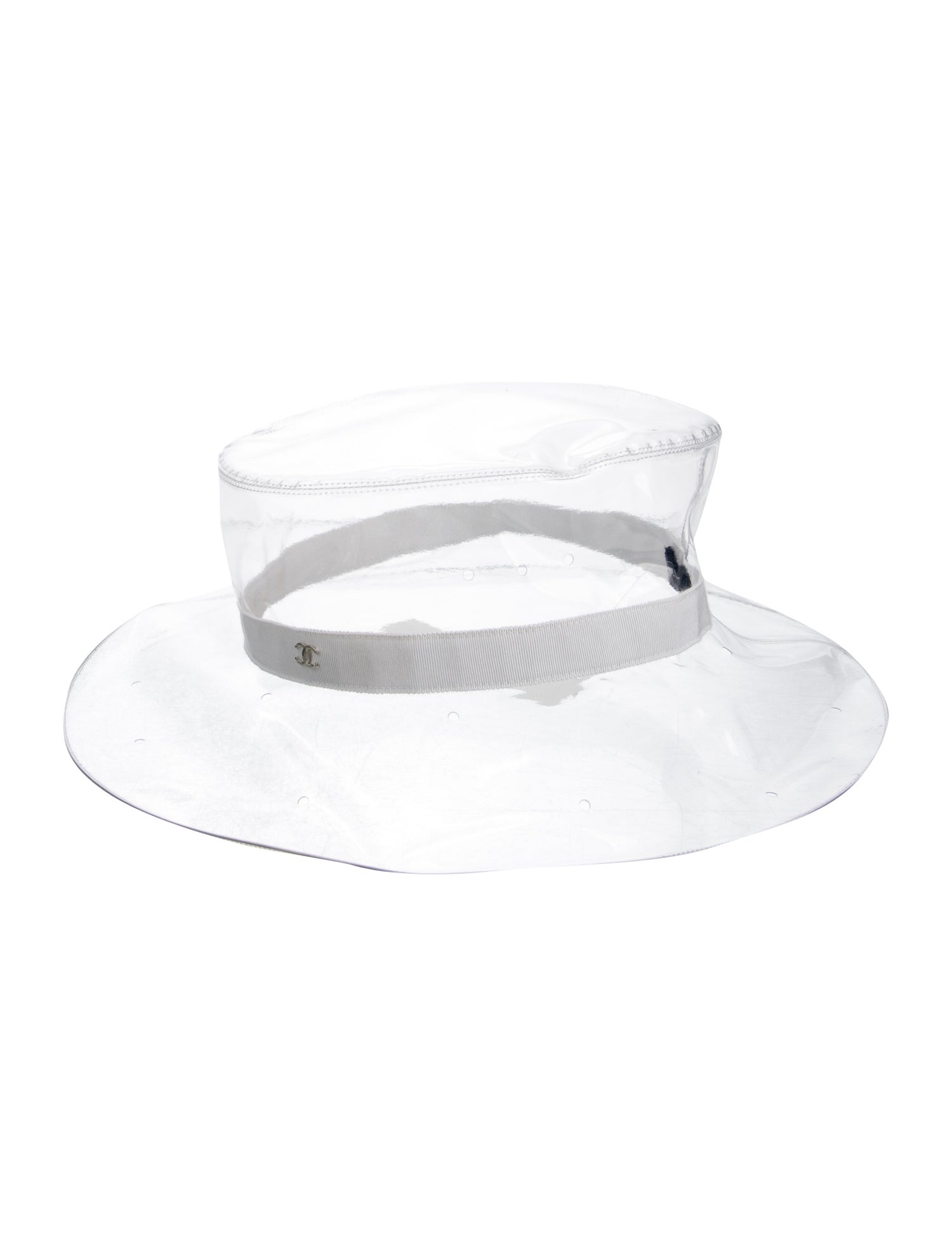Chanel Clear Boater Hat - Clear Hats, Accessories - CHA1043310 | The ...
