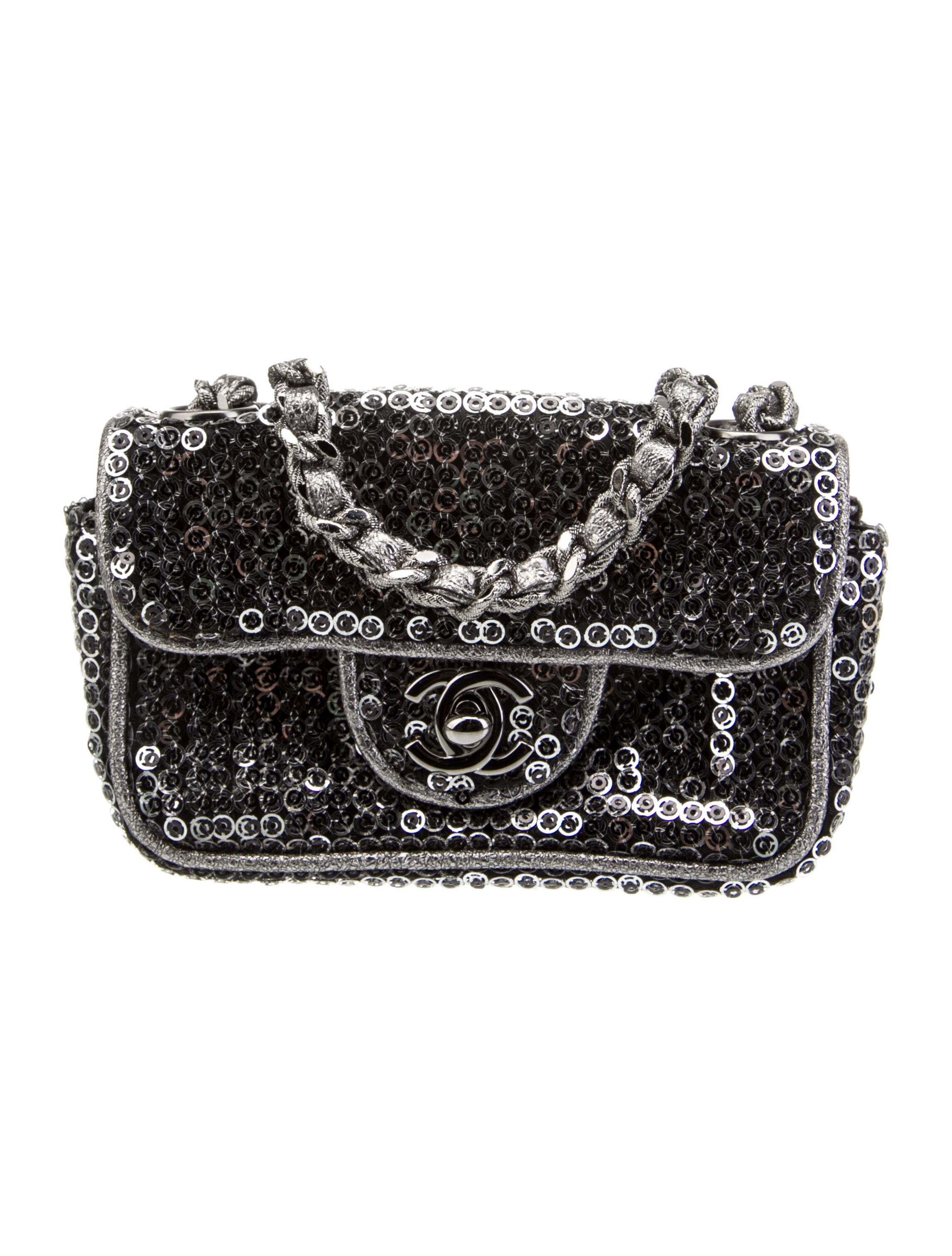 Chanel Micro Sequin Flap Bag - Metallic Mini Bags, Handbags ...