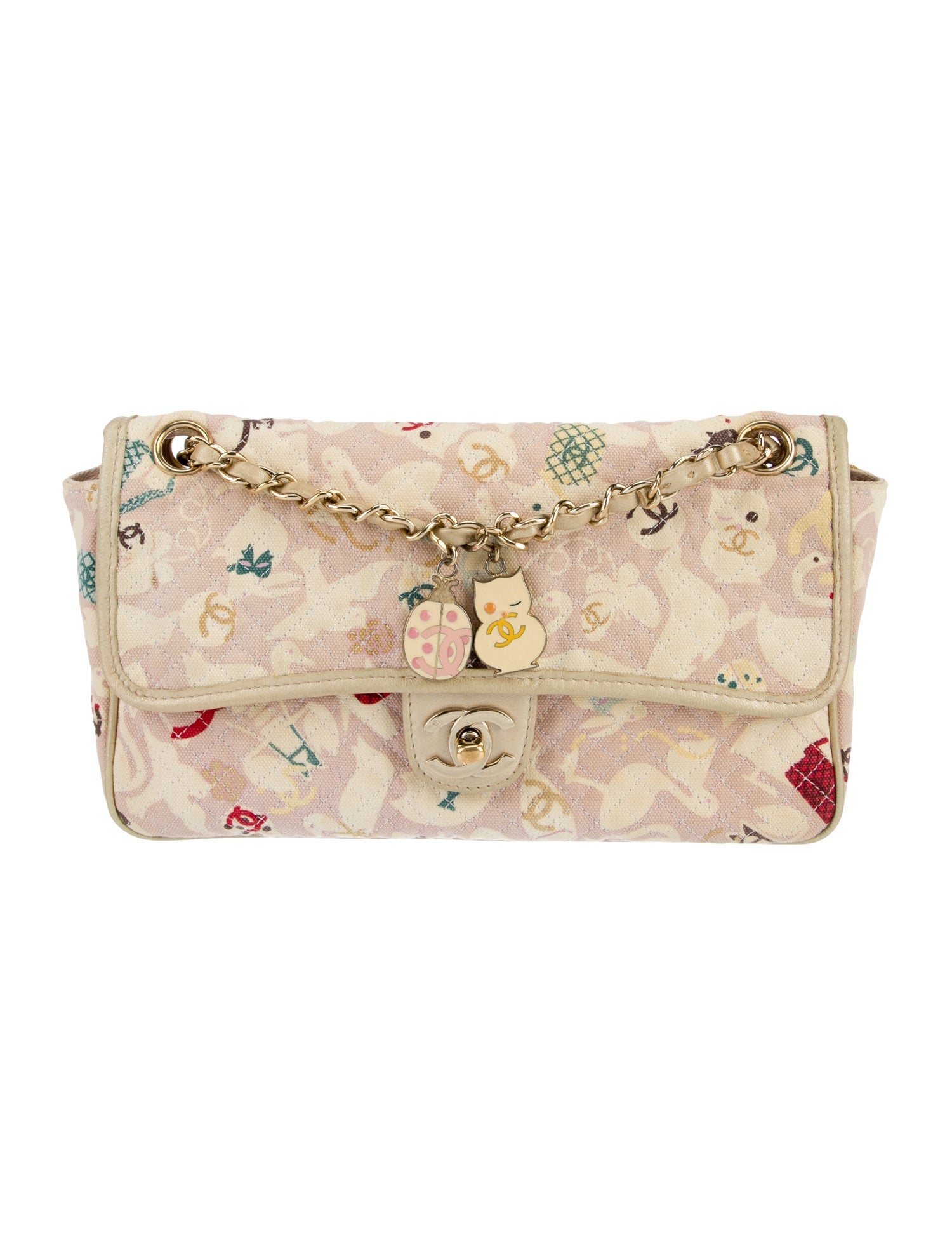Chanel Baby Animals Flap Bag - Pink Shoulder Bags, Handbags ...