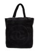 Chanel Terry Cloth CCC Beach Tote - Black Totes, Handbags - CHA1044786 ...