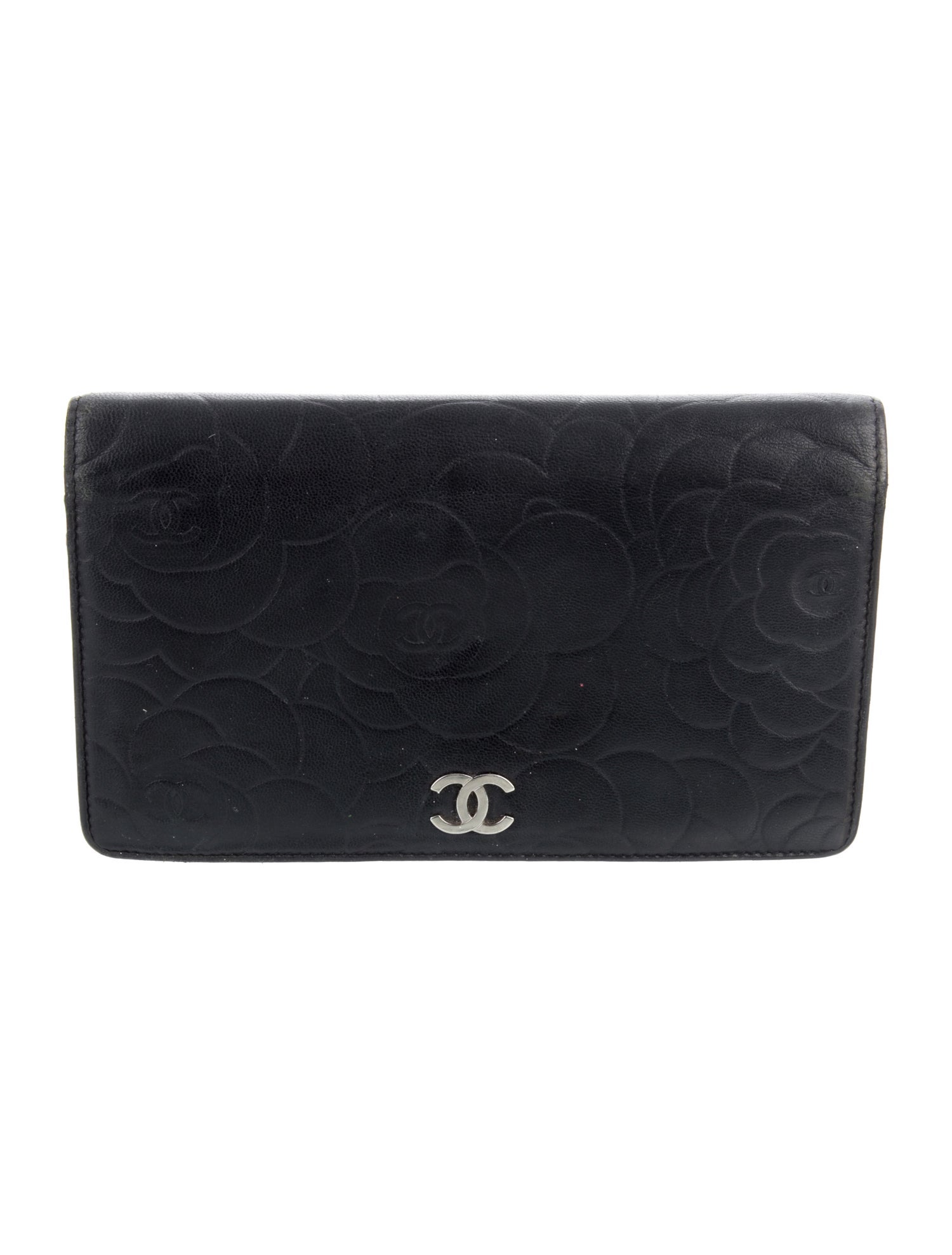 Chanel 2010-2011 Interlocking CC Logo Continental Wallet - Black ...