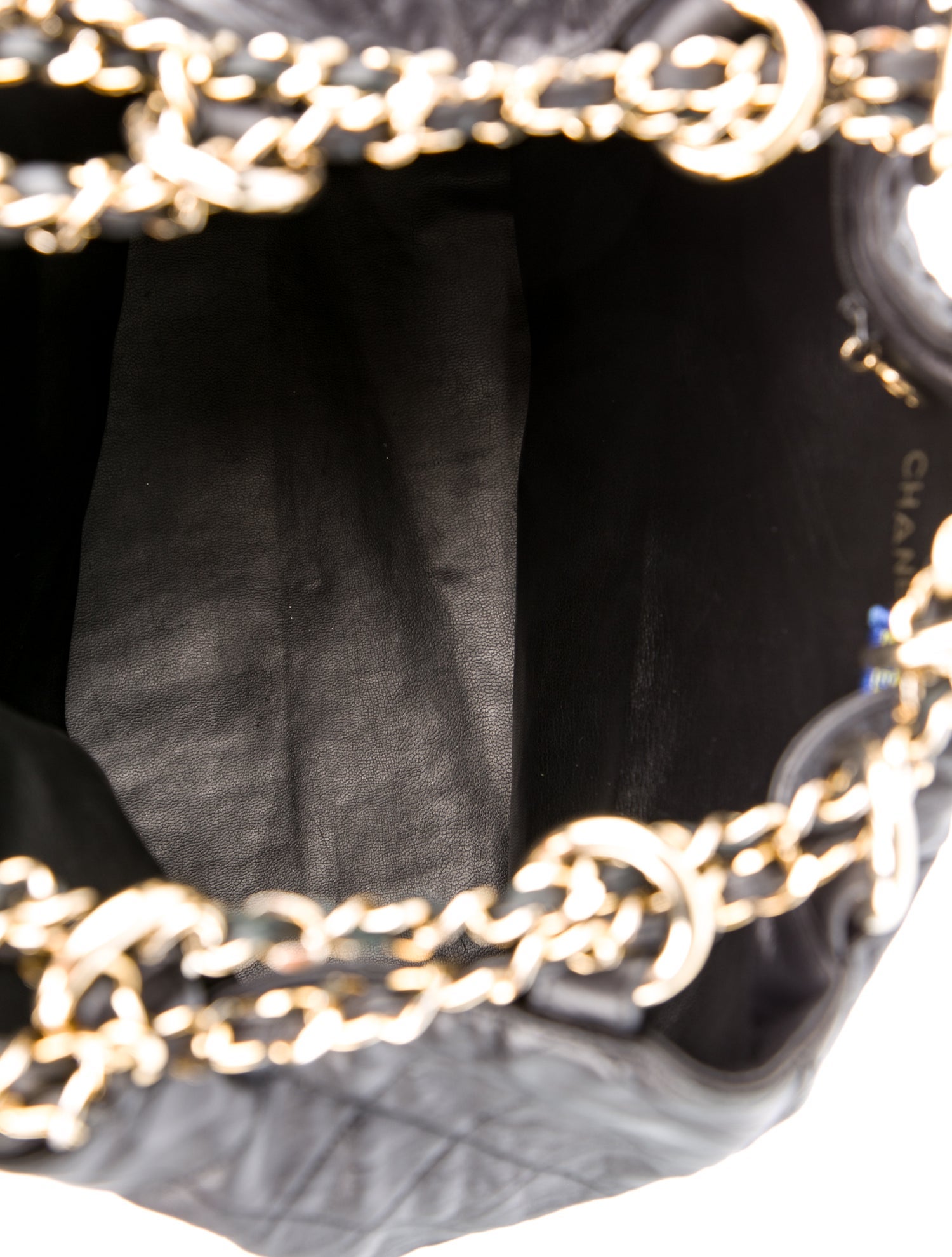 Chanel Quilted Drawstring Bucket Bag - Black Bucket Bags, Handbags ...