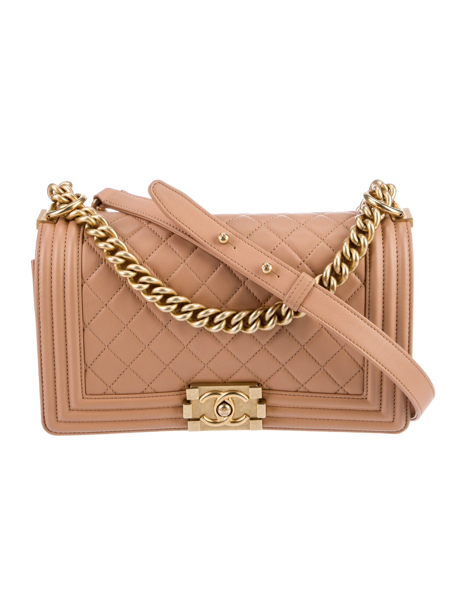 Chanel Medium Boy Bag - Neutrals Shoulder Bags, Handbags - CHA1031593 ...