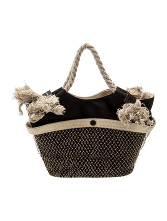 Chanel CC Camellia Rope Tote - Black Totes, Handbags - CHA1048984 | The ...