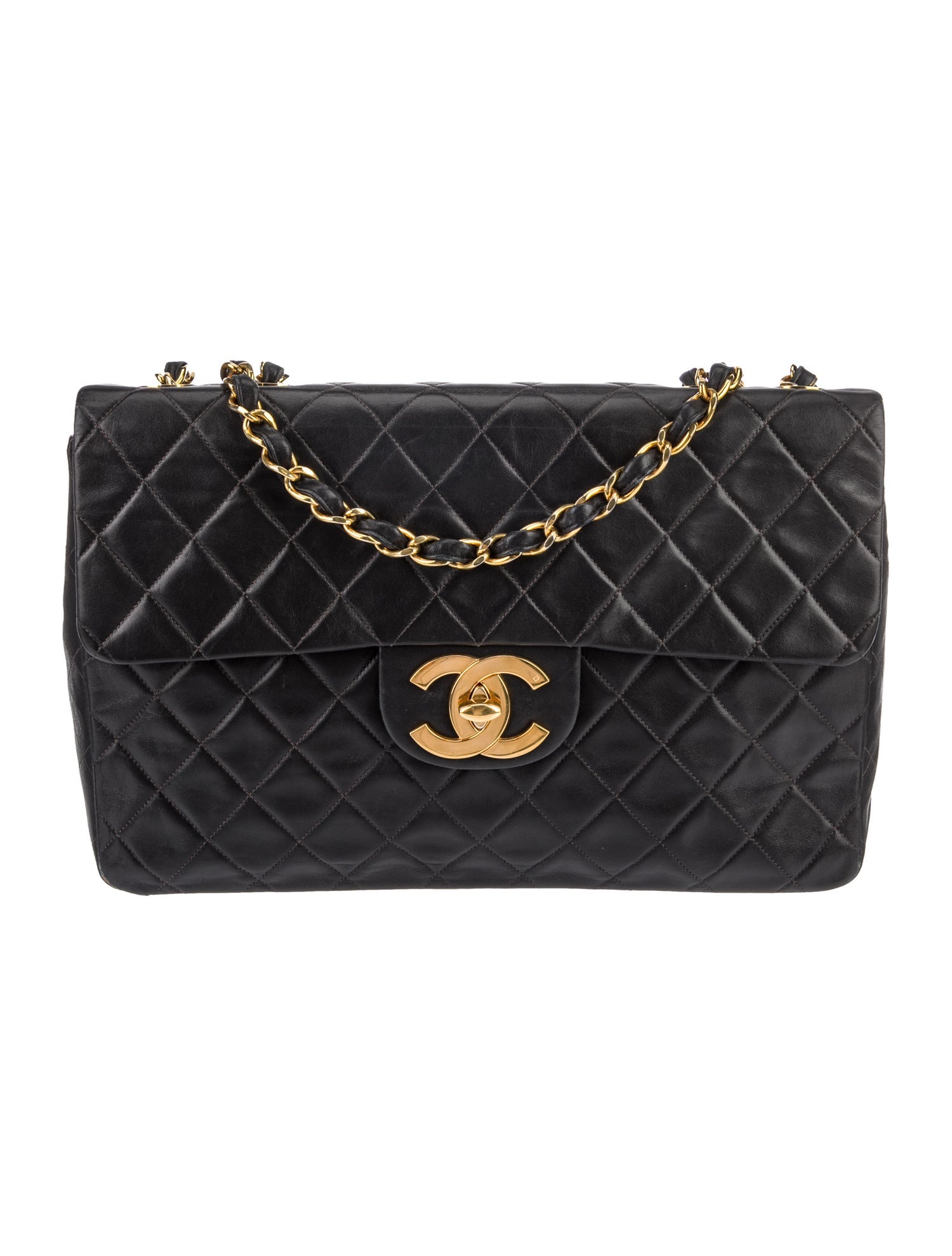 Chanel Jumbo Single Flap - Black Shoulder Bags, Handbags - CHA903011 ...
