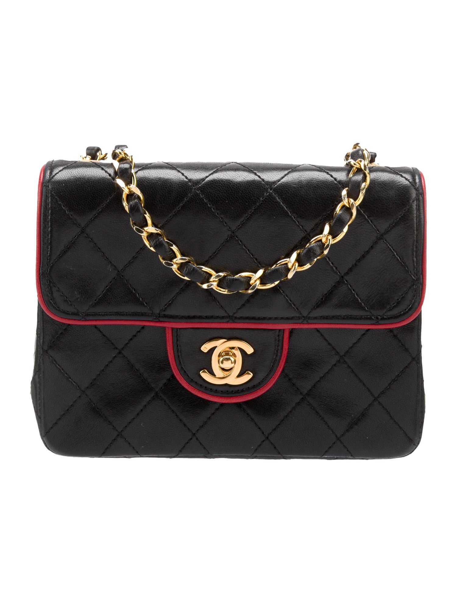 Chanel Classic Mini Square Flap Bag - Black Shoulder Bags, Handbags ...