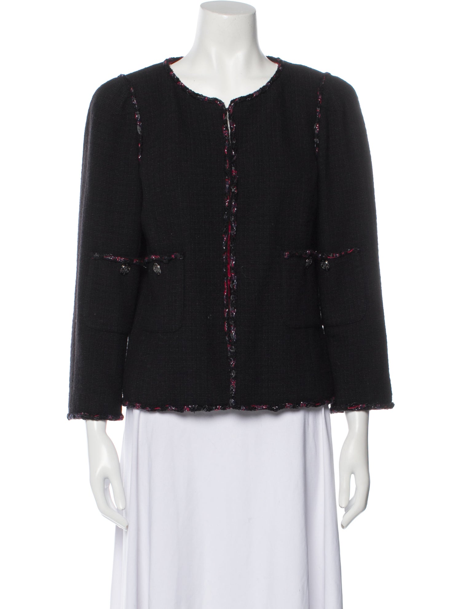Chanel 2010 Paris-Shanghai Evening Jacket - Black Jackets, Clothing ...