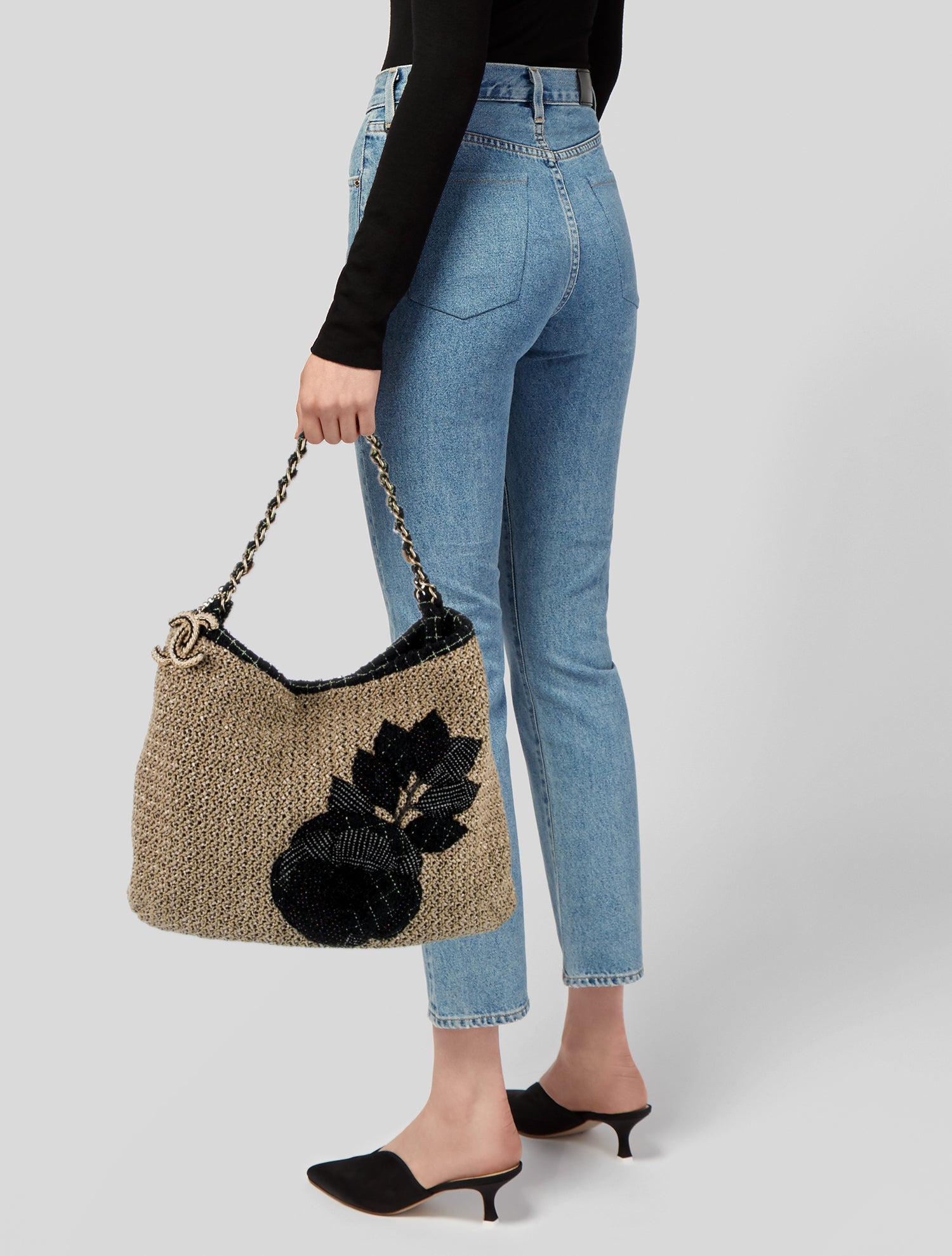 Chanel 2022 Tweed 22 Hobo - Black Totes, Handbags - CHA1001031 | The ...