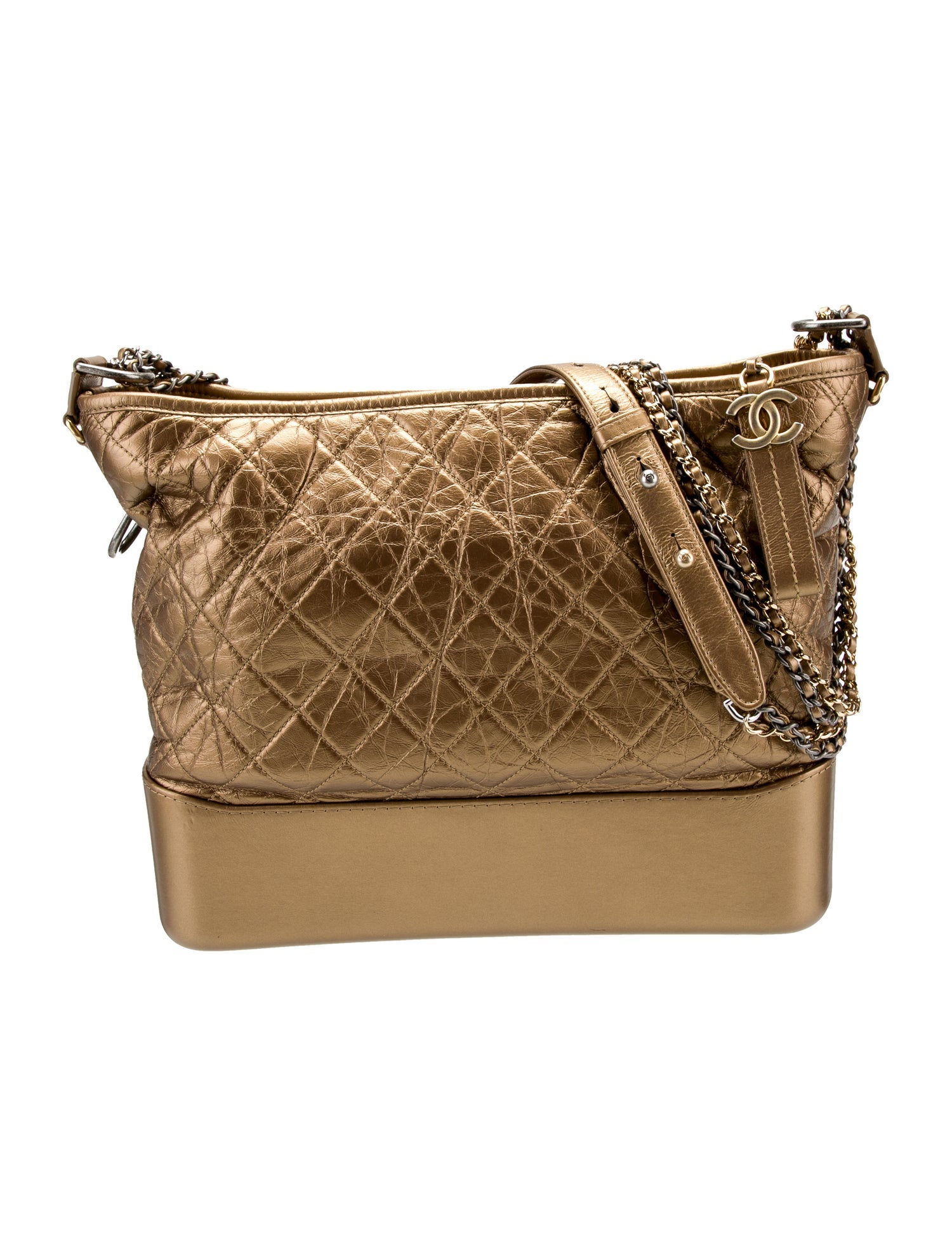Chanel Large Gabrielle Hobo - Gold Shoulder Bags, Handbags - CHA1052536 ...
