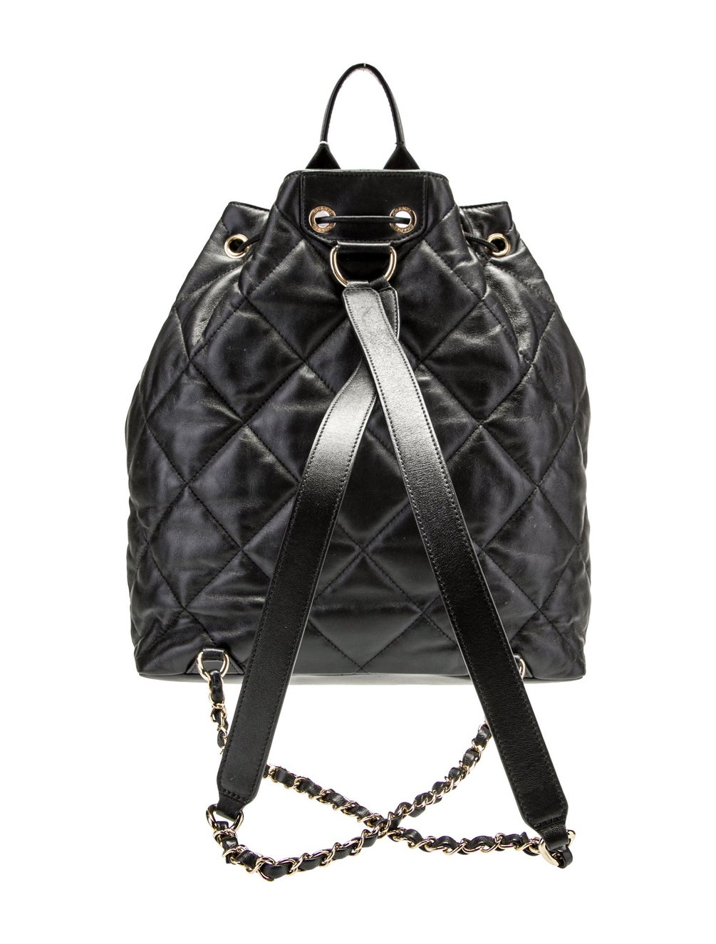 Chanel Quilted CC Backpack - Black Backpacks, Handbags - CHA1052626 ...