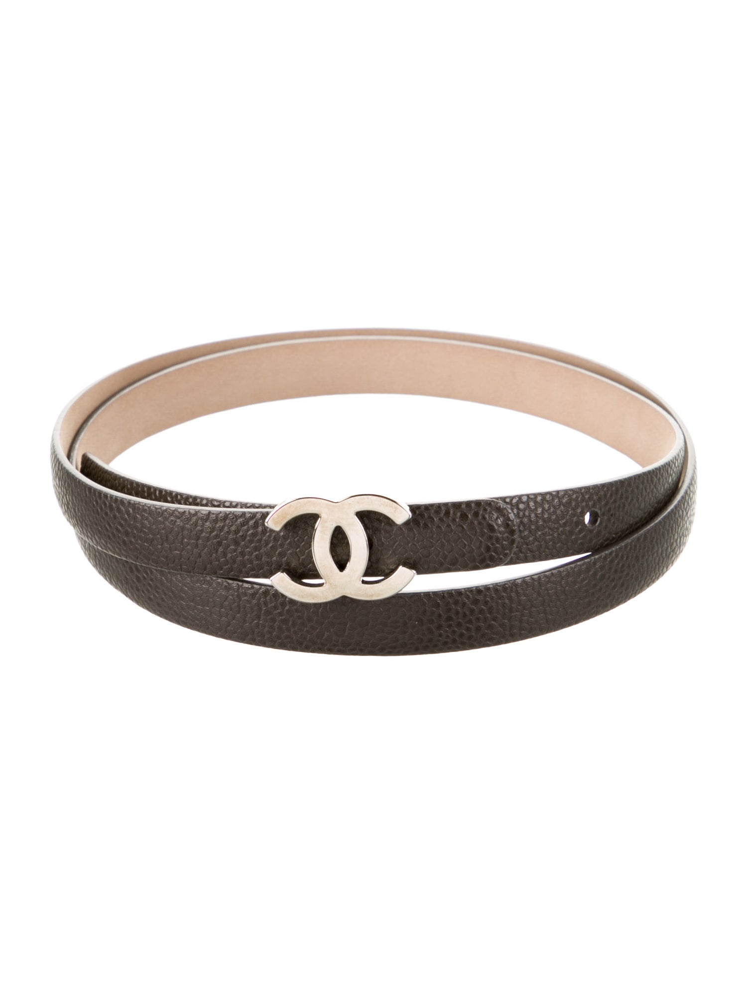 Chanel 2013 Interlocking CC Logo Belt - Grey Belts, Accessories ...