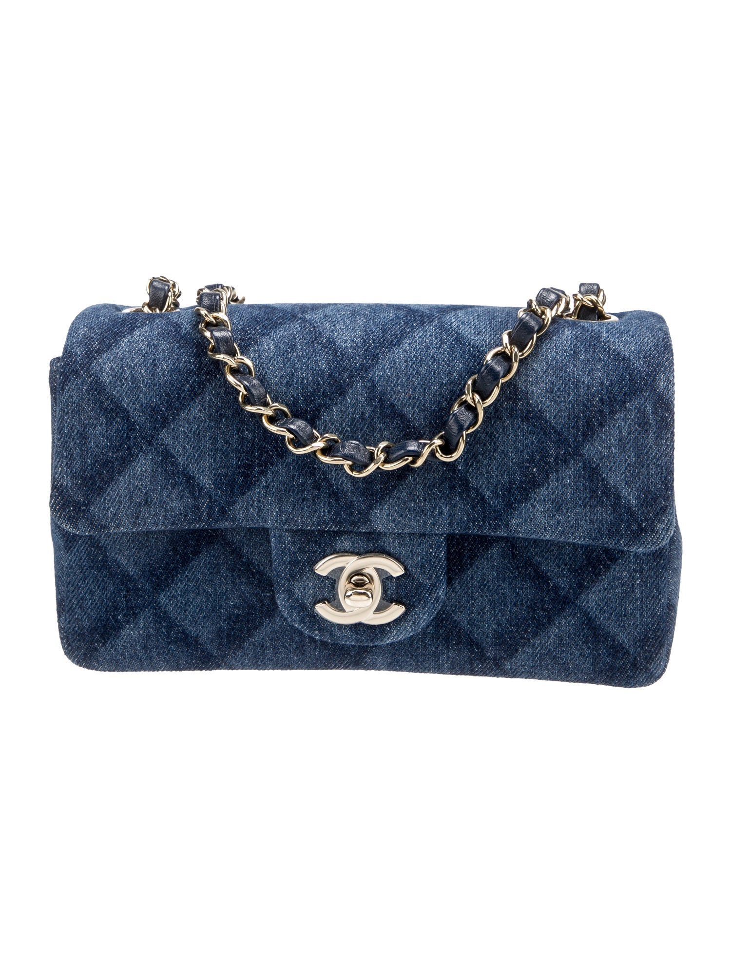 Chanel Denim Trip Flap Bag - Blue Shoulder Bags, Handbags - CHA1029191 ...