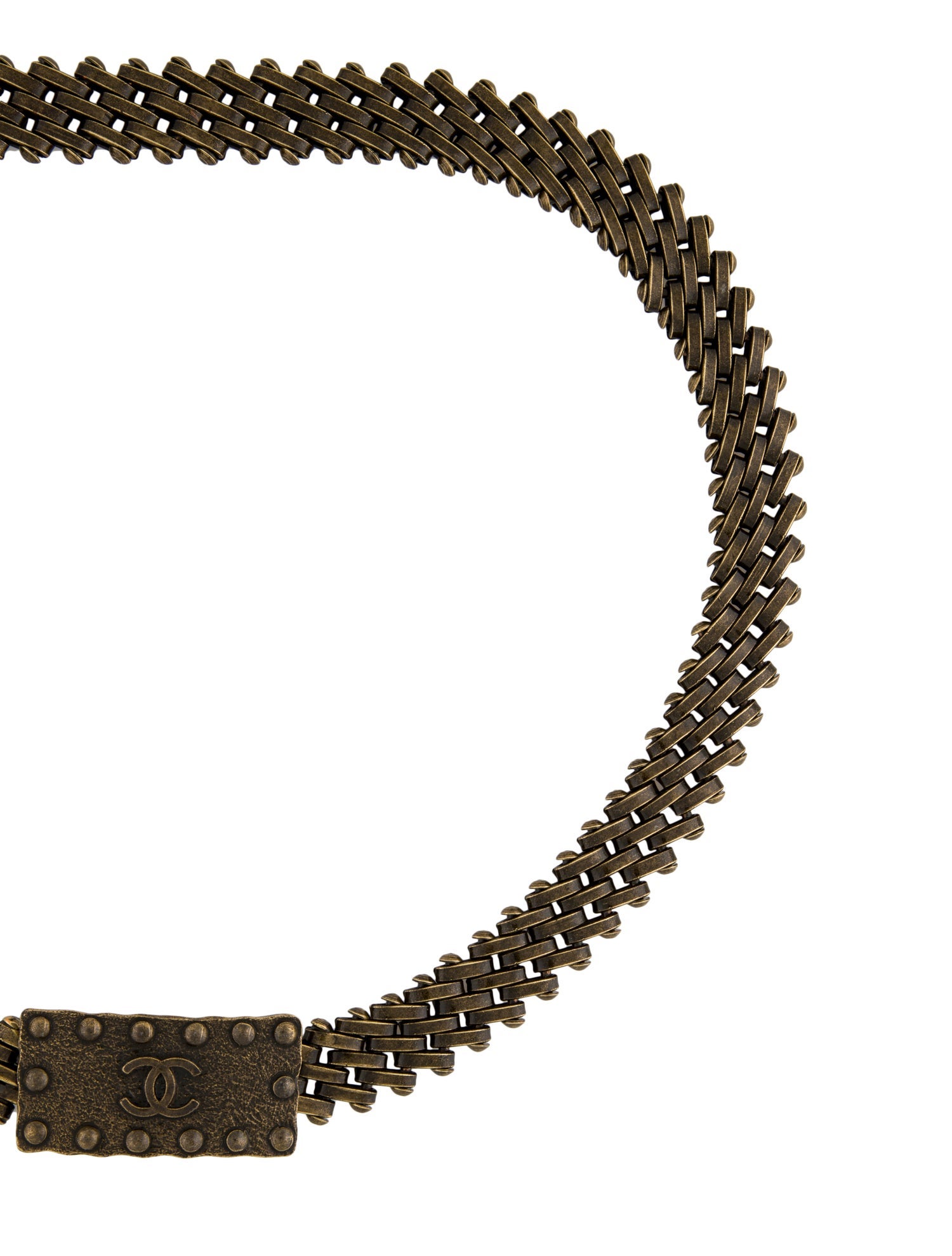 Chanel Vintage 1996 Chain-Link Belt - Gold Belts, Accessories ...