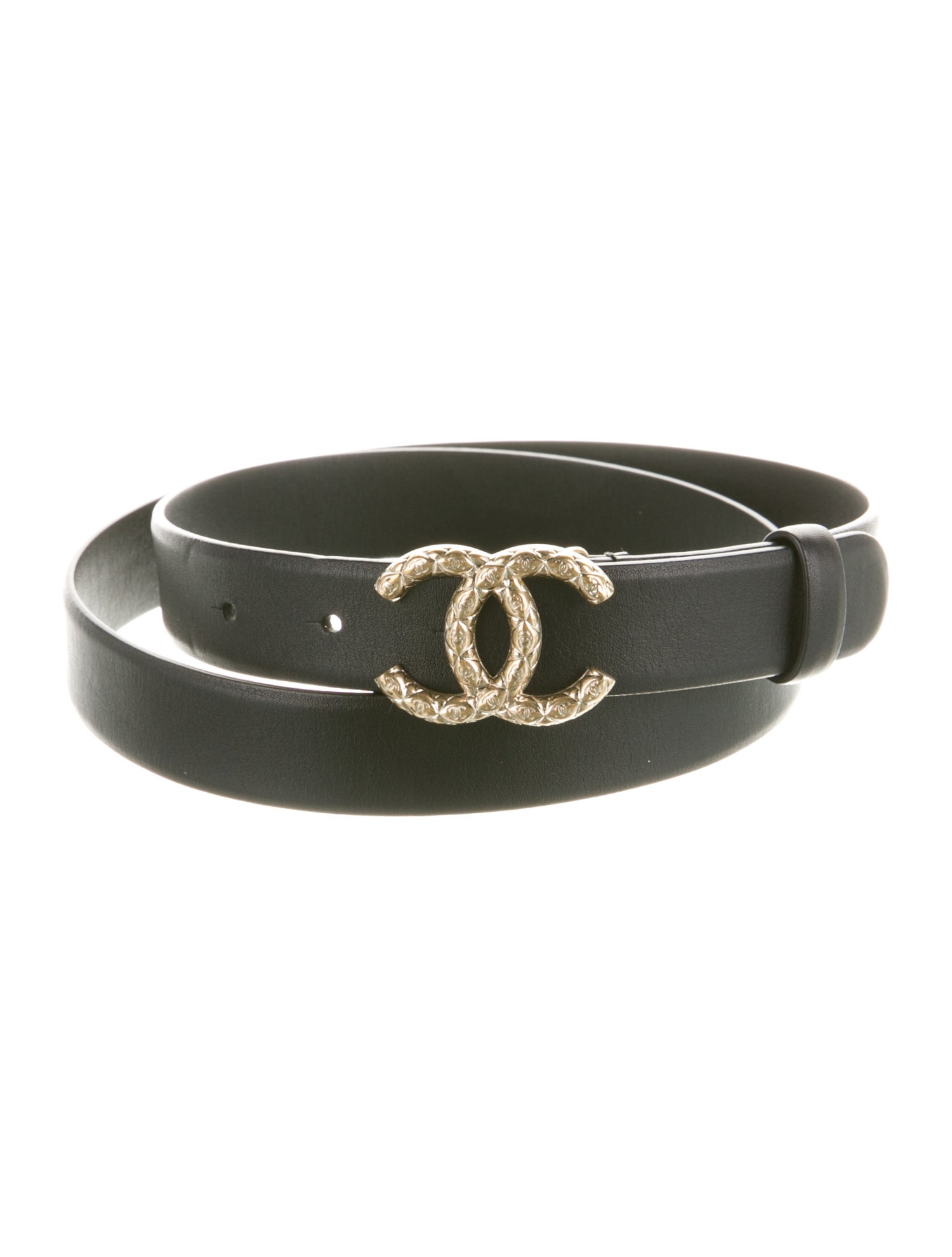 Chanel 2021 Interlocking CC Logo Belt - Black Belts, Accessories ...